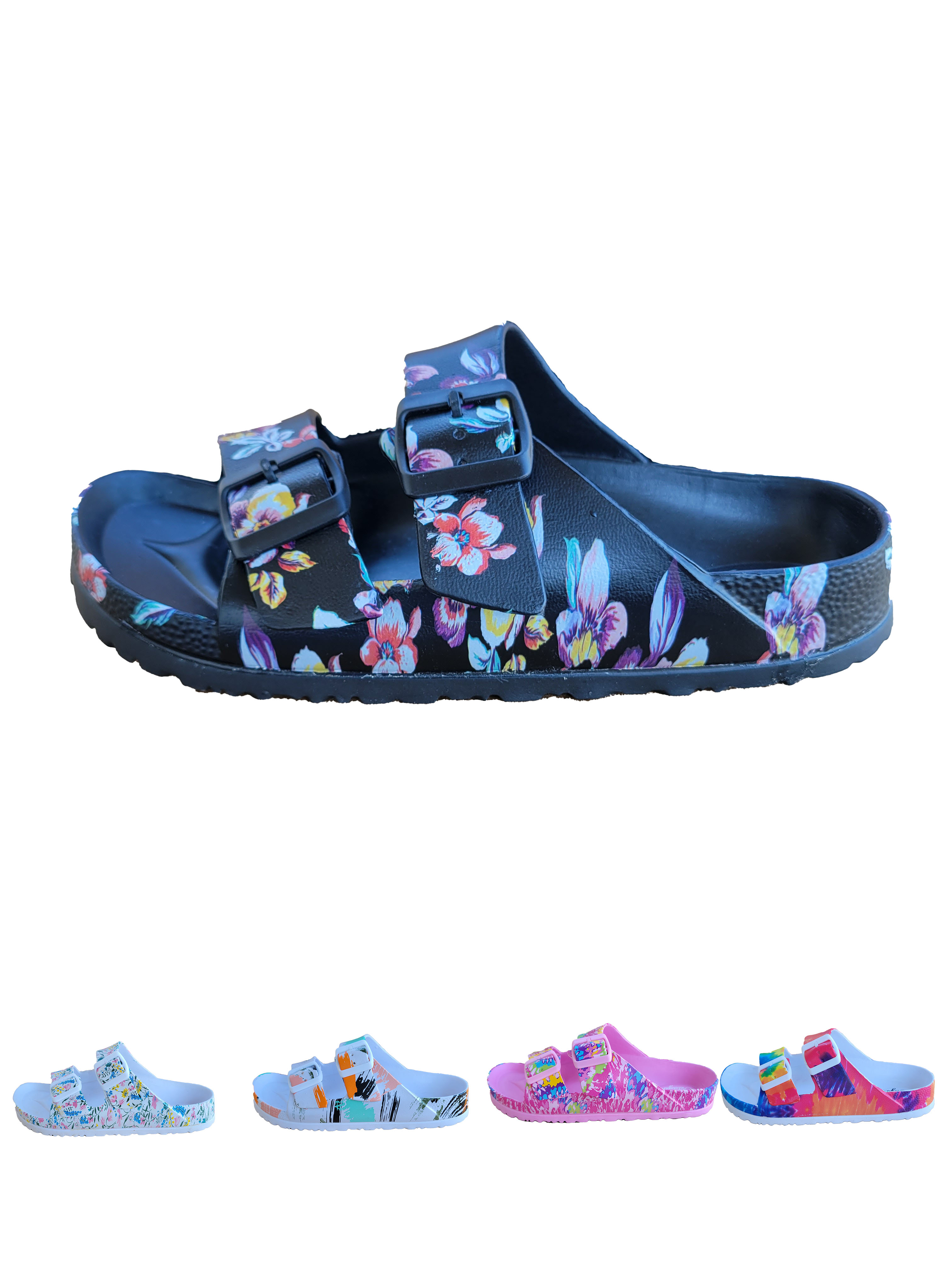 Andrew By Andrew Stevens Adjustable Amira EVA Sandals - Walmart.com
