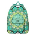 Floral Boho Mandala Rucksack for Women & Men, Large Capacity Laptop ...