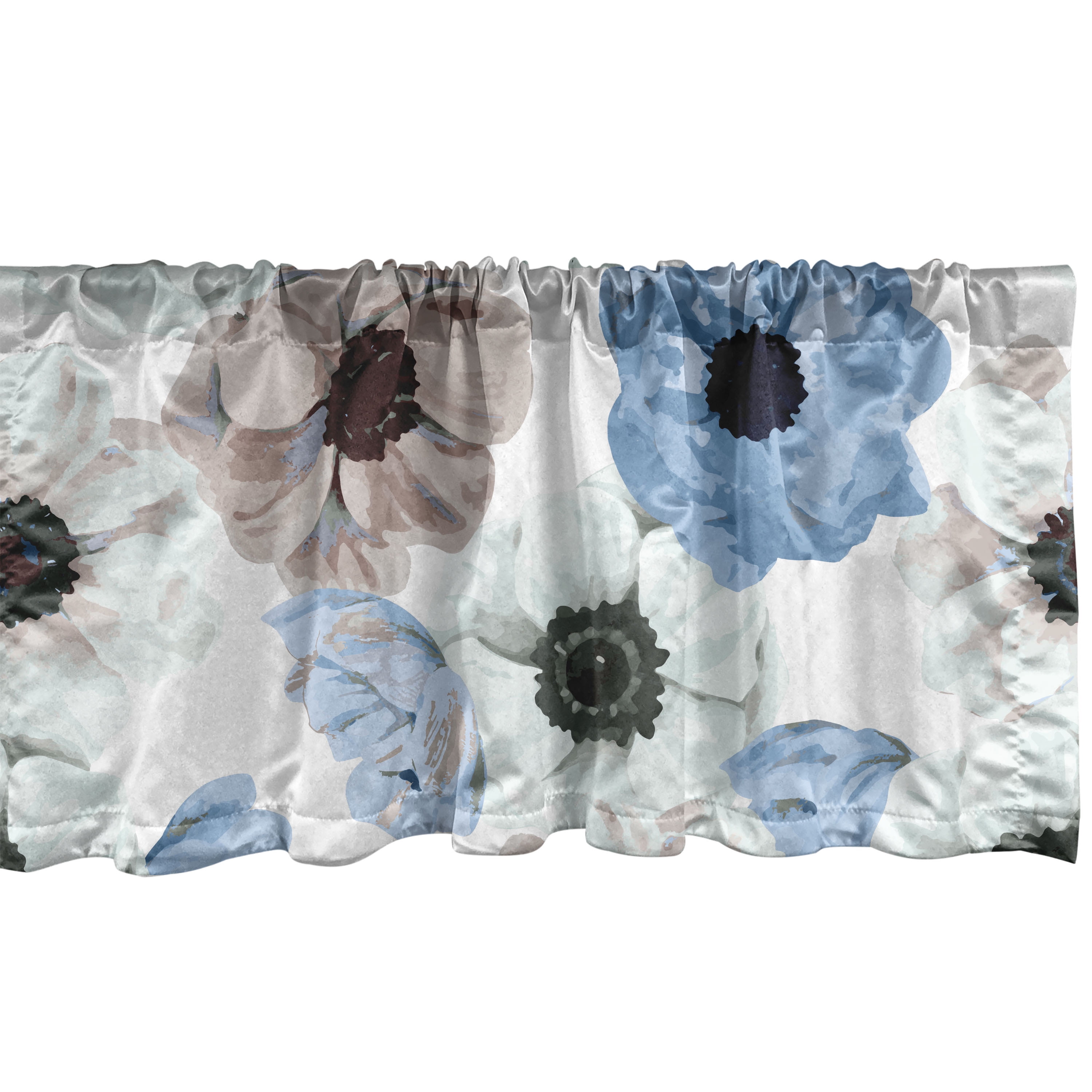 Floral Boho Window Valance, Cottagecore Vibes Springtime Flowers ...