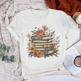 Floral Book Shirt, Trendy Bookish Tee, Cottagecore Reader Gift, Book ...