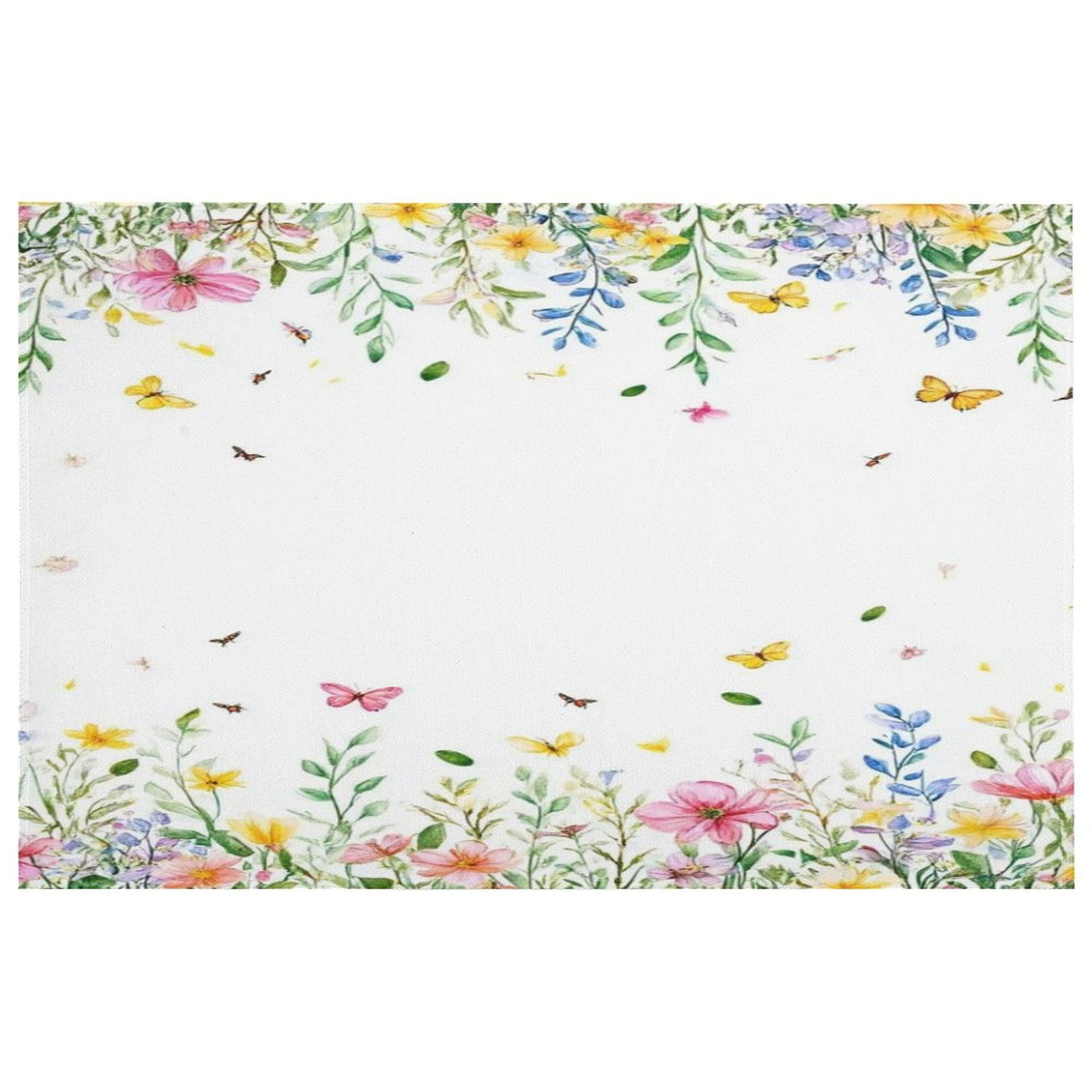 Floral Border Frame Adult Home Decor Bedroom Living Room Crystal Velvet ...