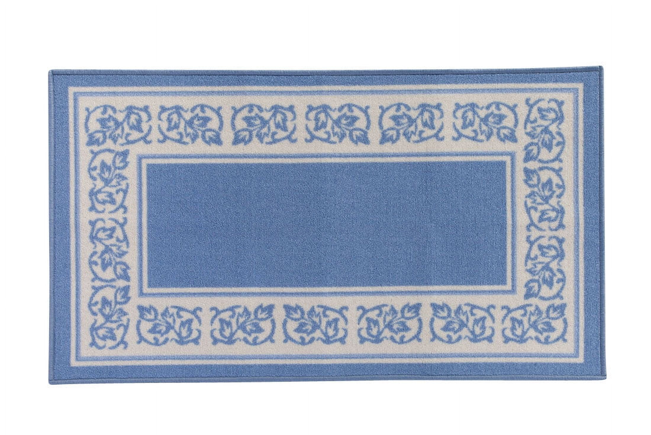 Floral Border Rug - Walmart.com