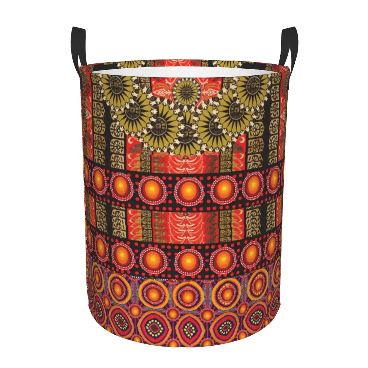 Bohemian Style Artwork Laundry Hamper Large Clothes Storage Basket ...