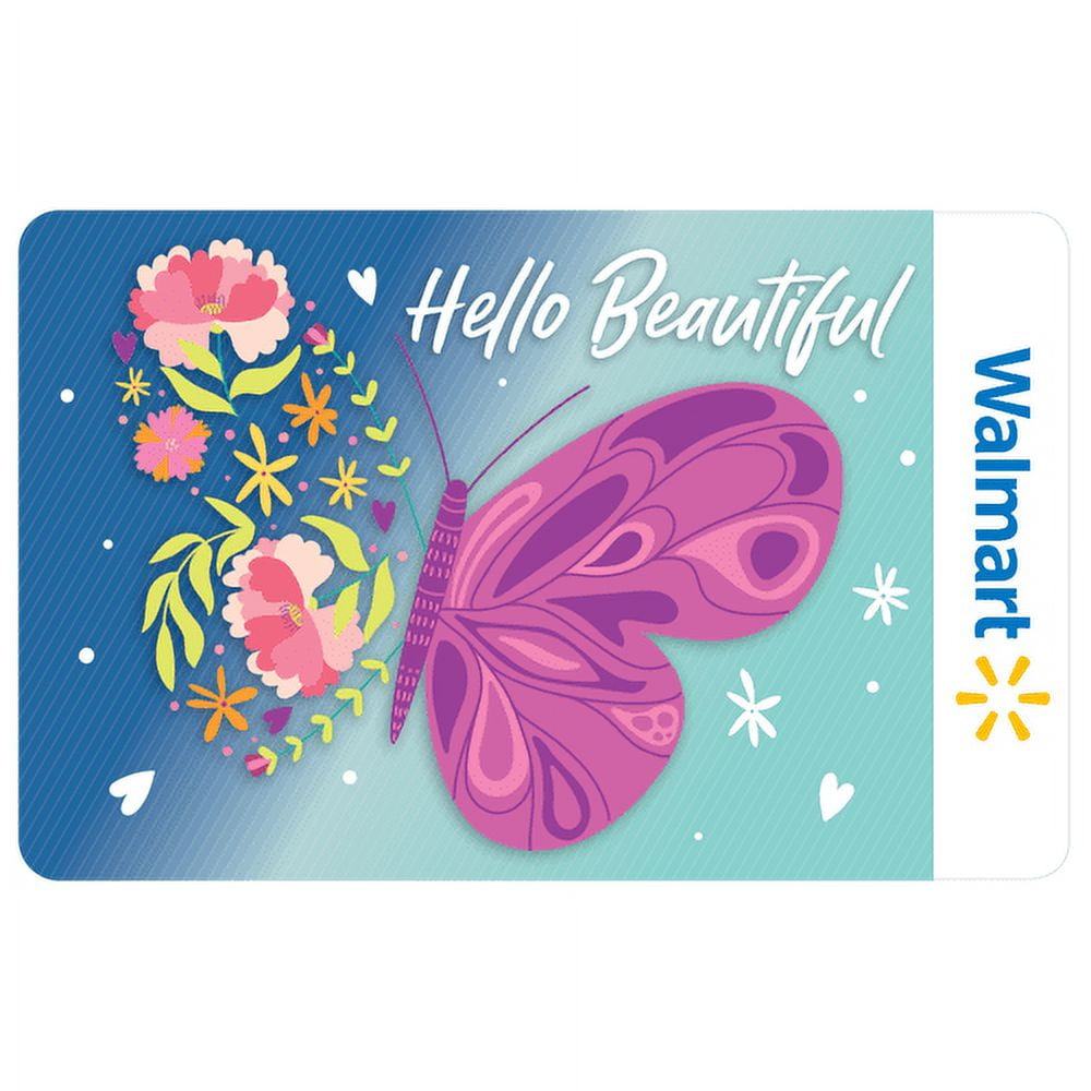 Floral Butterfly Mothers Day Walmart Gift Card Walmart