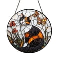 Floral Calico Cat Window Art – Faux Stained Glass - Walmart.com