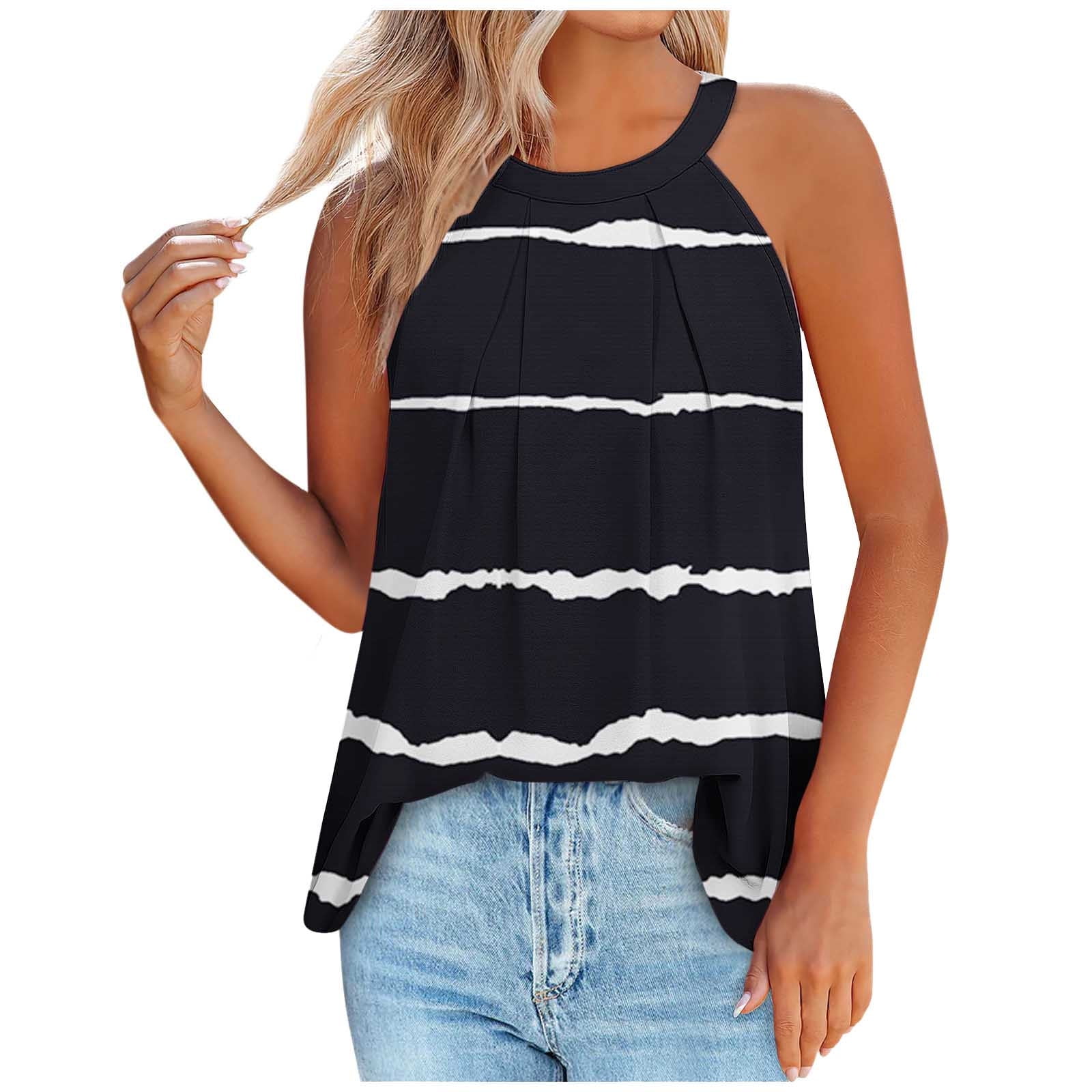 Floral Camisole Tops for Women Sale Clearance,Halter Neck Tops Ladies ...