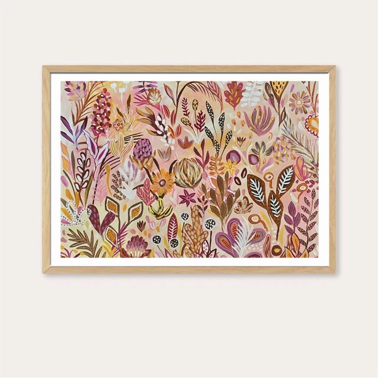 Floral Candy Poster Art Home Decor Vintage Gift Living Room Dercor ...