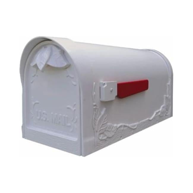 Floral Cast Aluminum Address Plaque with Brushed Aluminum Numbers ...