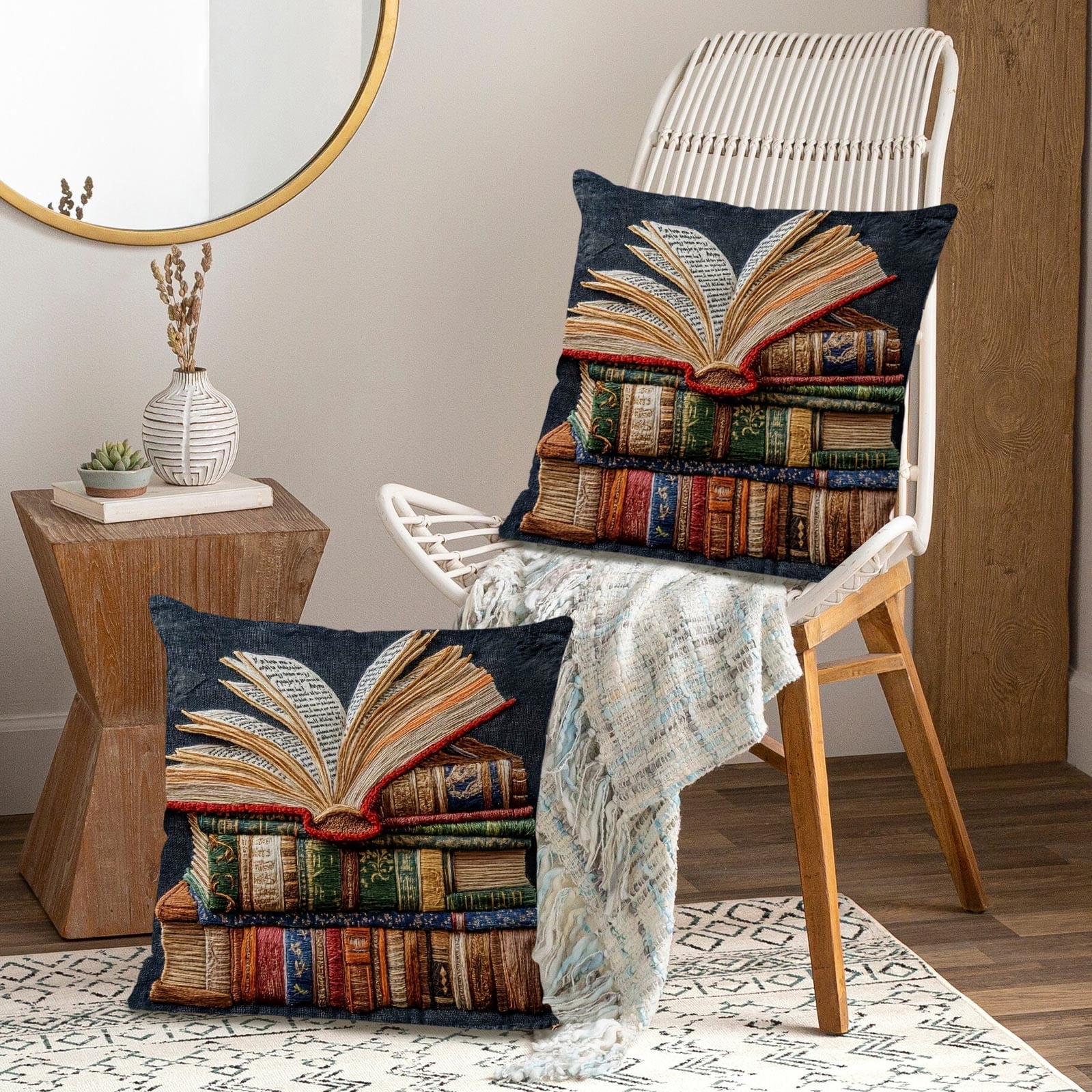 Floral Cat Pillow Covers 18x18, Cottagecore Room Decor, Outdoor Soft ...