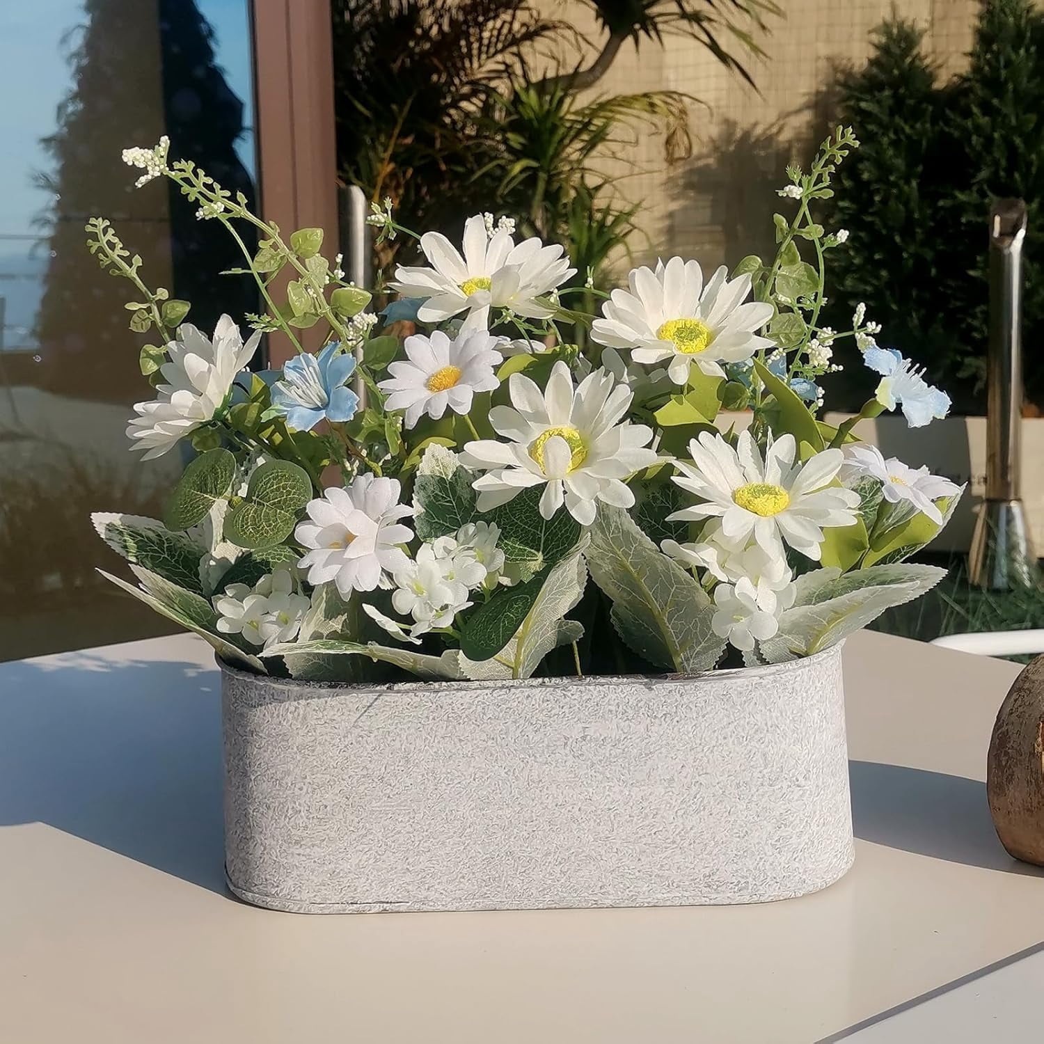 Floral Centerpieces for Tables, 12 Inch Small Artificial Flowers in ...