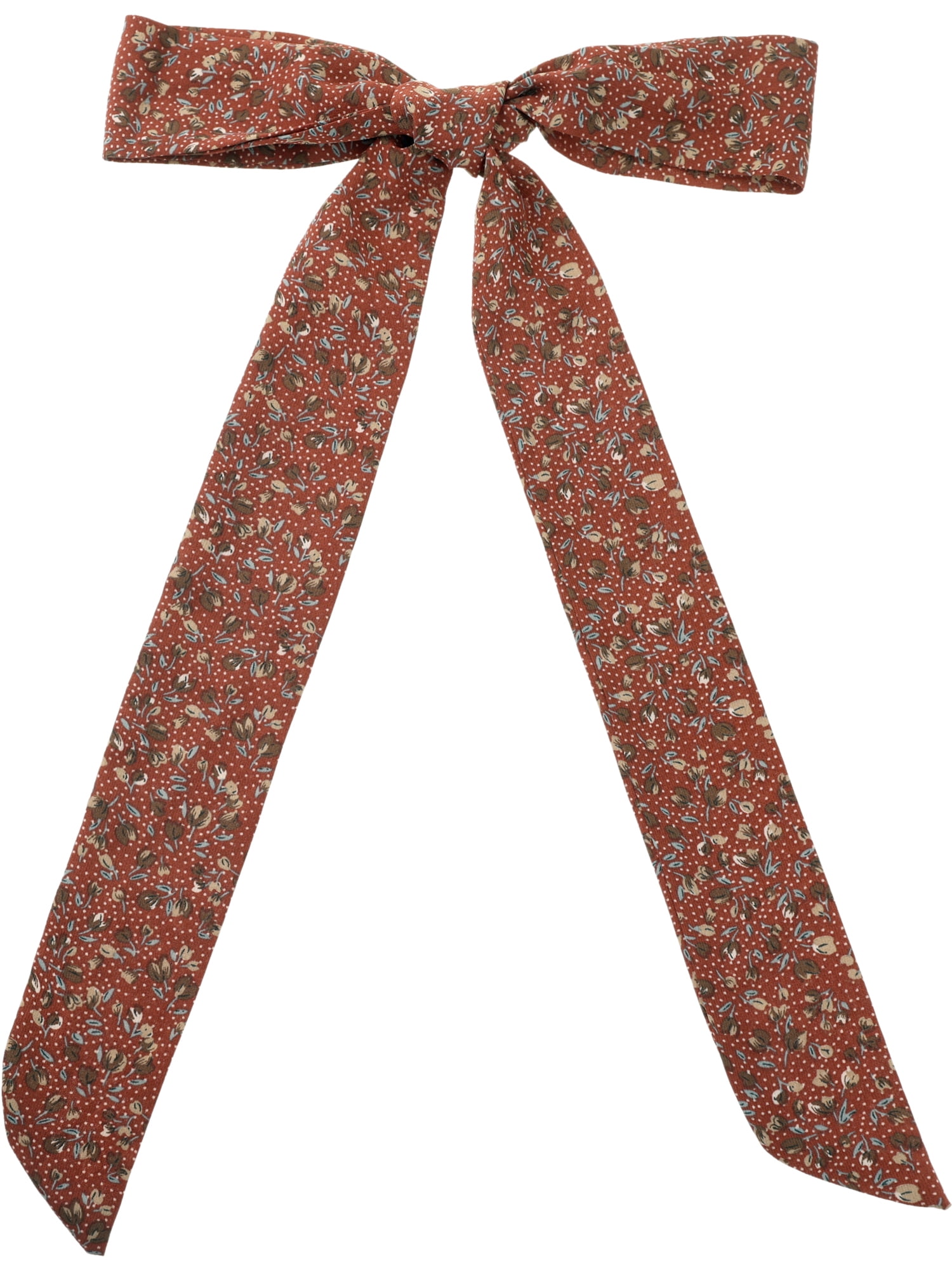 Floral Chiffon Scarves Square Skinny Long Neck Scarf Neckerchief ...