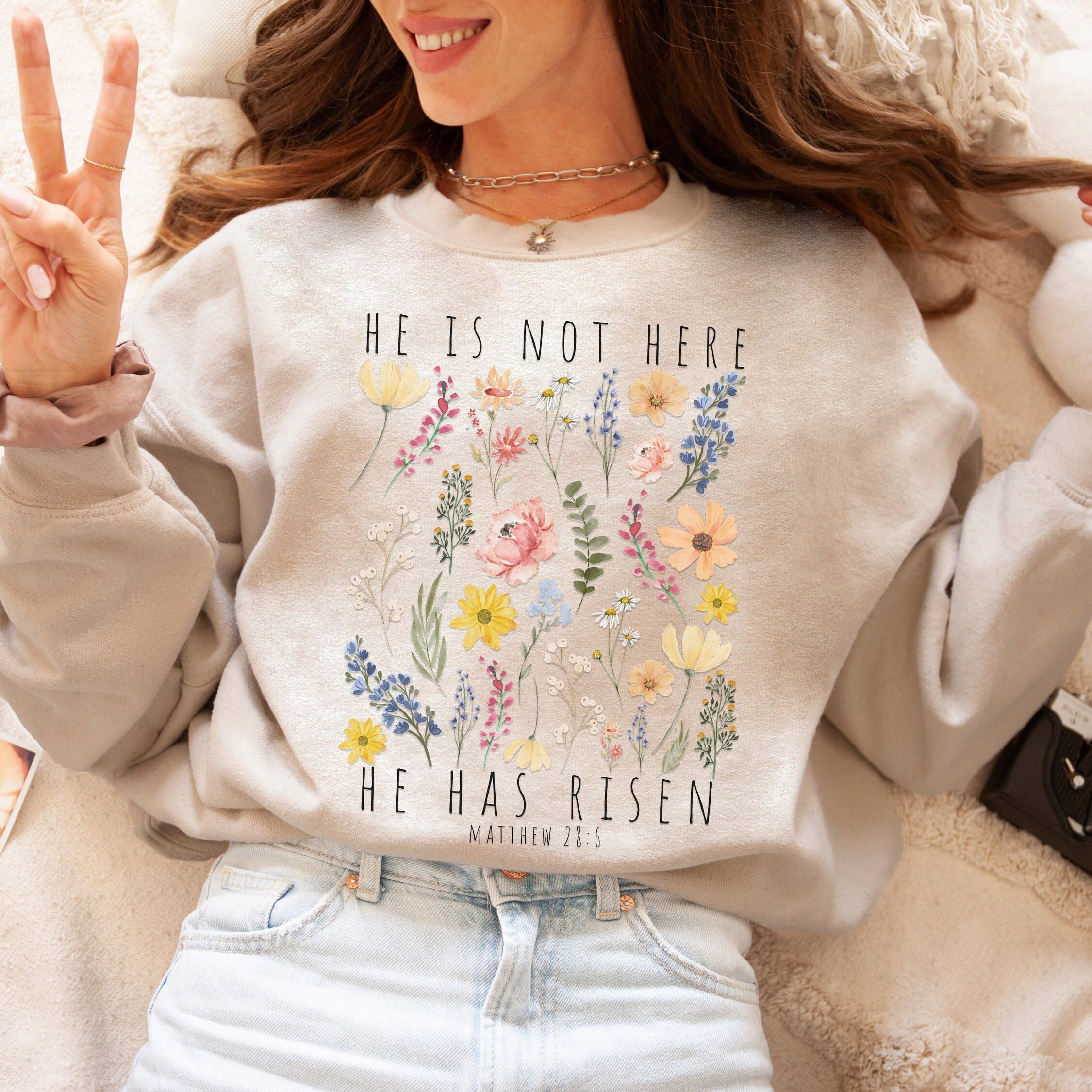 Floral Christian Shirt, Christian gifts, Jesus Apparel, Christian T ...