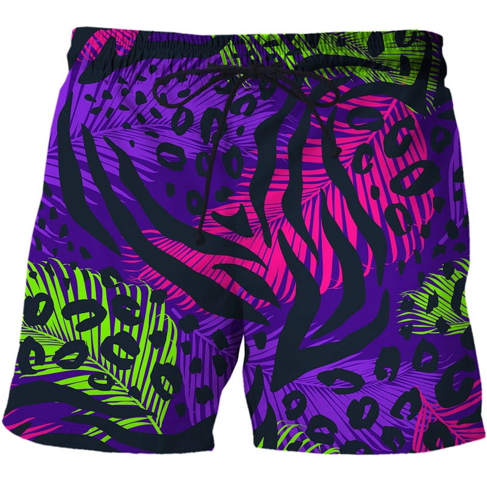 Floral Coconut Trees Graphic Shorts Pants Men 3D Printed Hip Hop y2k ...