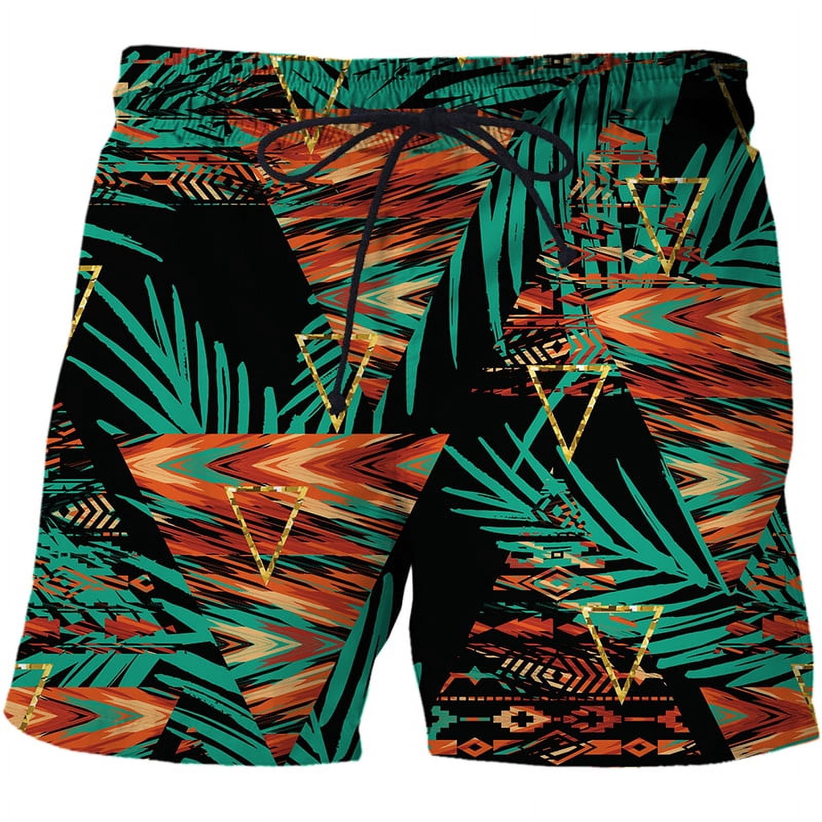 Floral Coconut Trees Graphic Shorts Pants Men 3D Printed Hip Hop y2k ...