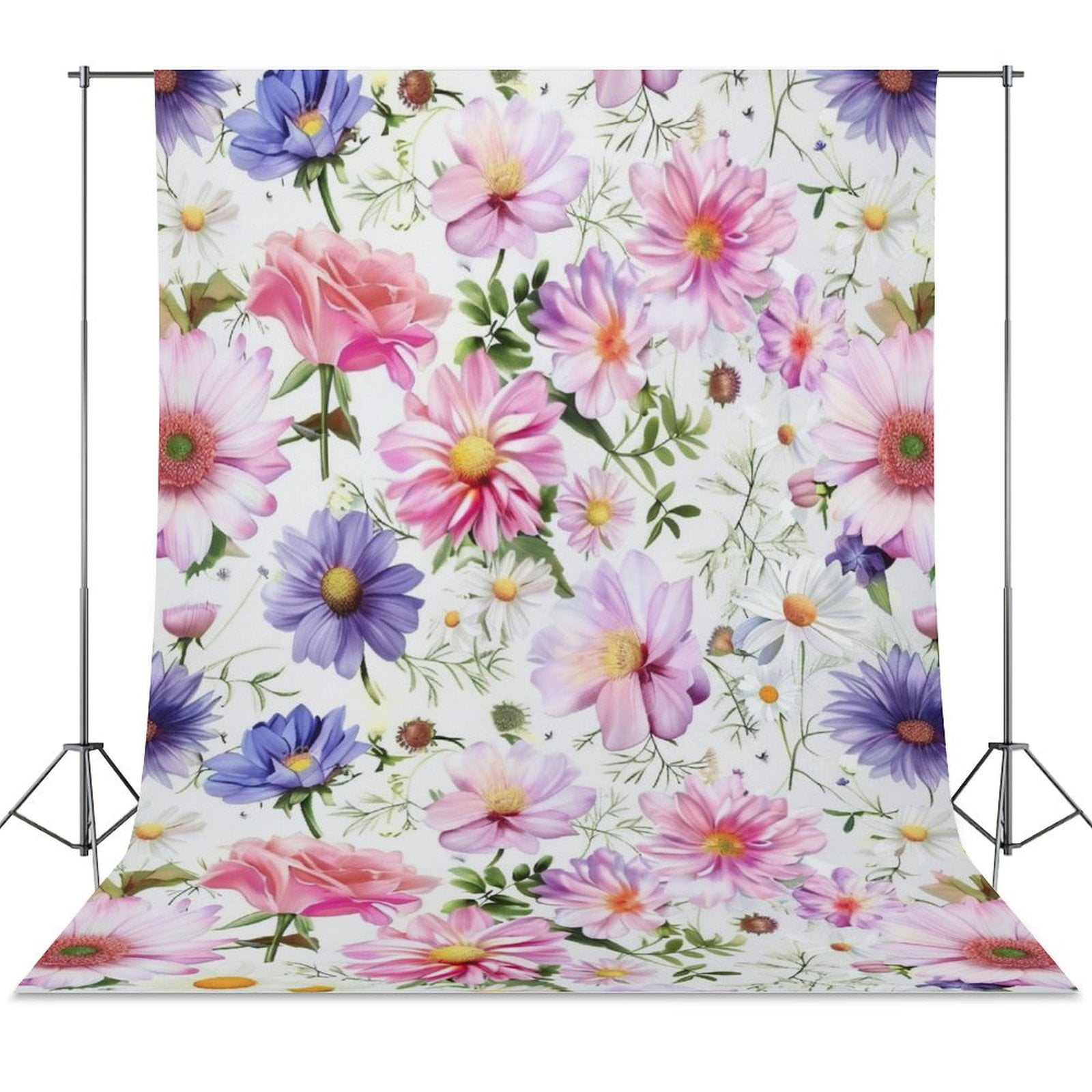 Floral Colorful Flower Backdrop Background for Photography Photo Booth ...