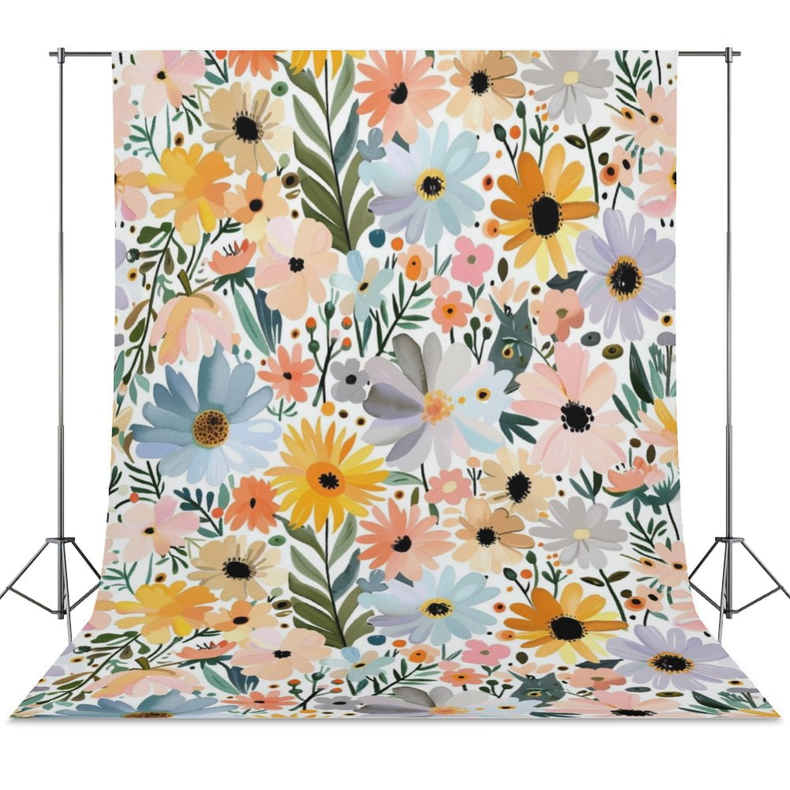 Floral Colorful Flower Backdrop Background for Photography Photo Booth ...