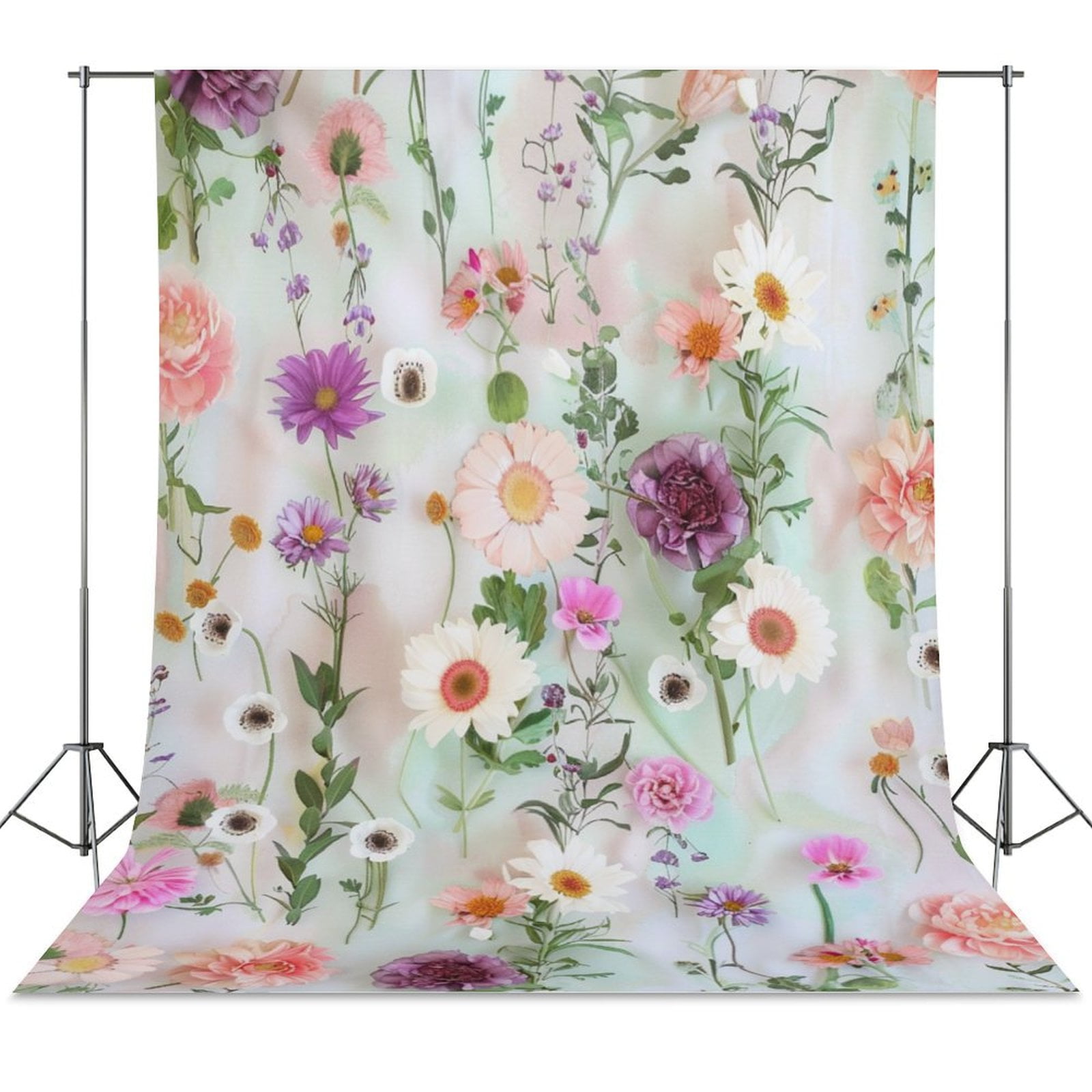 Floral Colorful Flower Backdrop Background for Photography Photo Booth ...