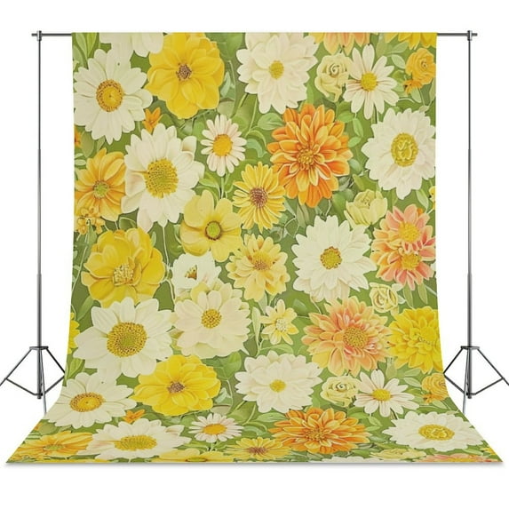 Floral Colorful Flower Backdrop Background for Photography Photo Booth ...