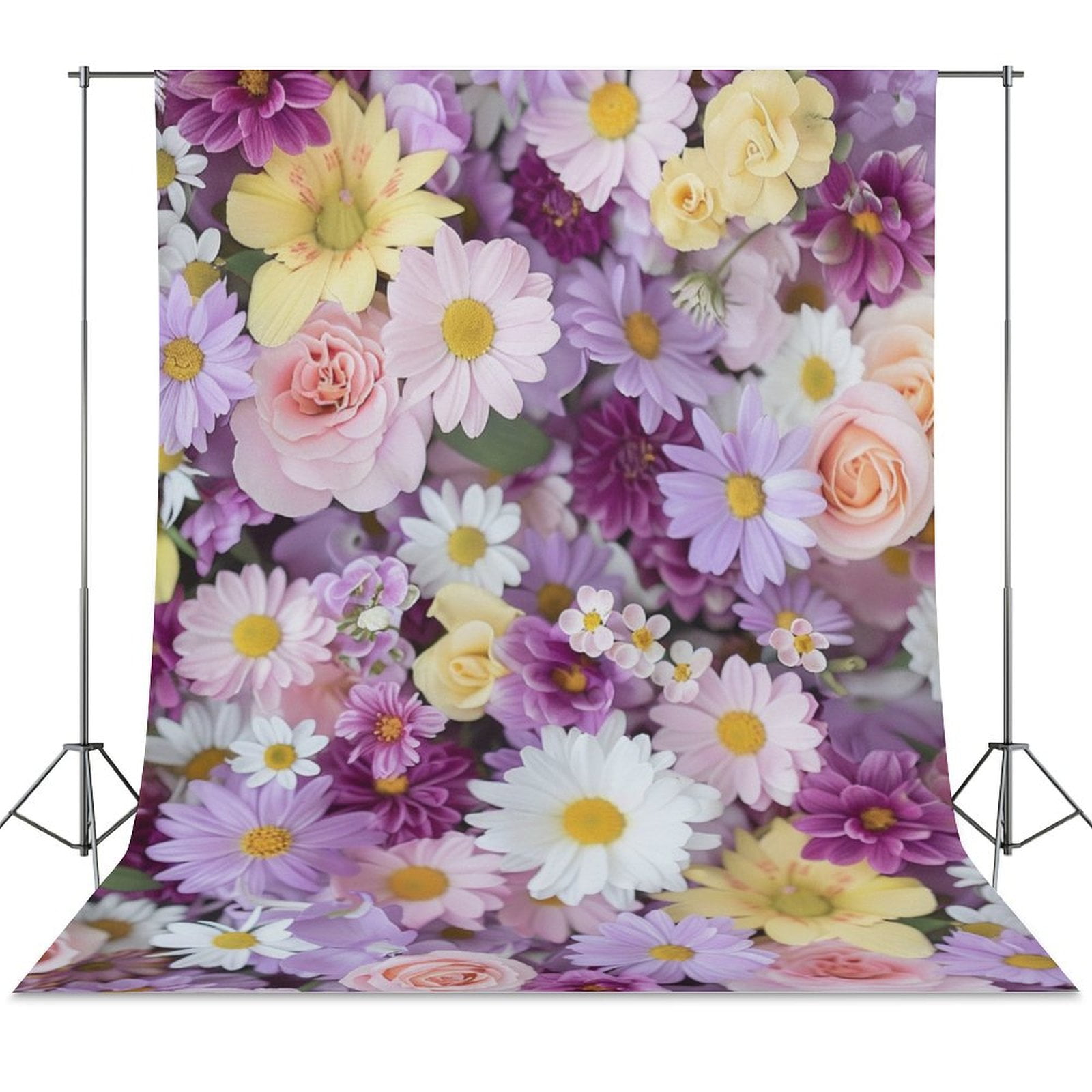 Floral Colorful Flower Backdrop Background for Photography Photo Booth ...