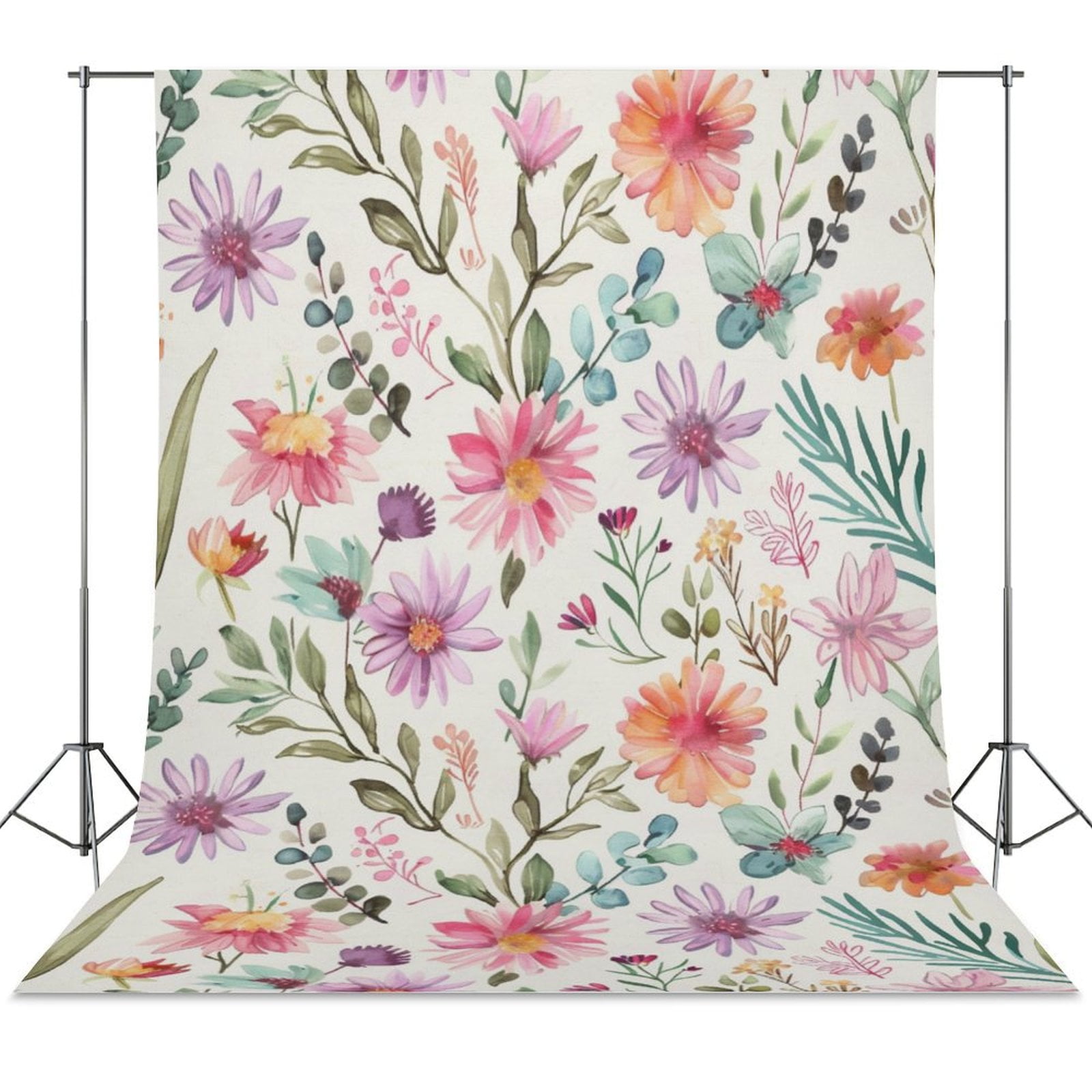 Floral Colorful Flower Backdrop Background for Photography Photo Booth ...