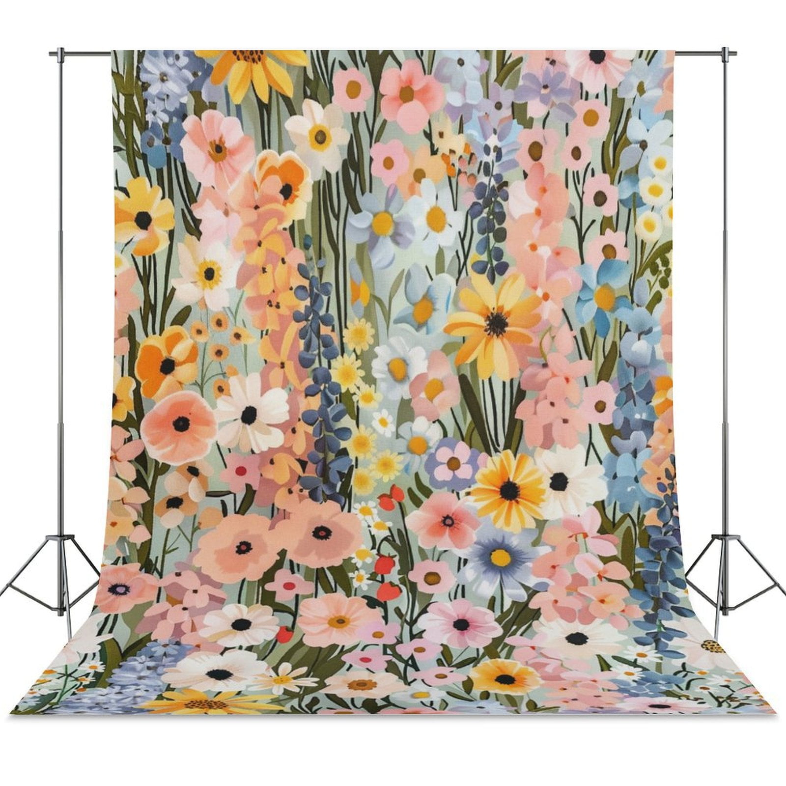Floral Colorful Flower Backdrop Background for Photography Photo Booth ...