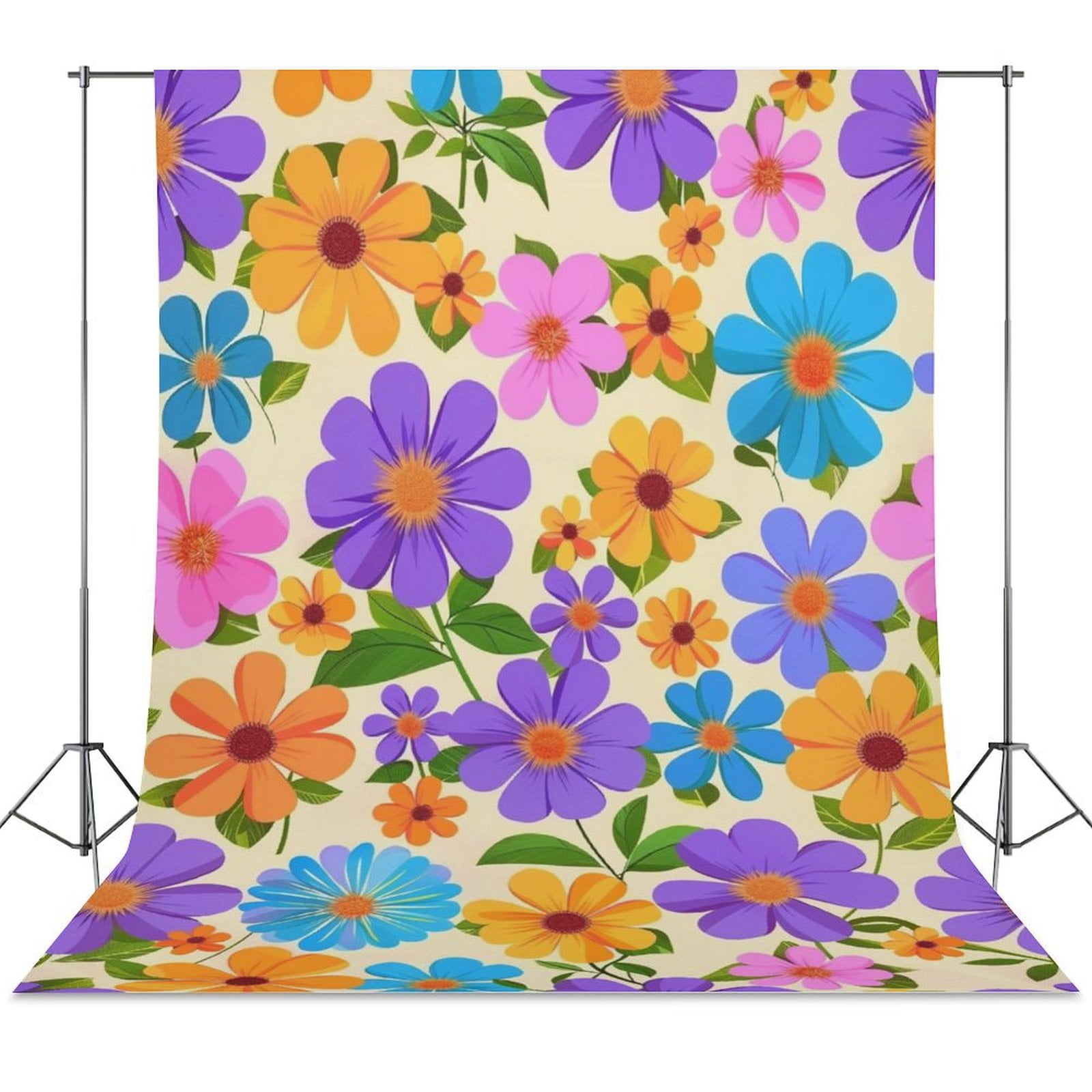 Floral Colorful Flower Backdrops for Photography for Party Backdrop ...