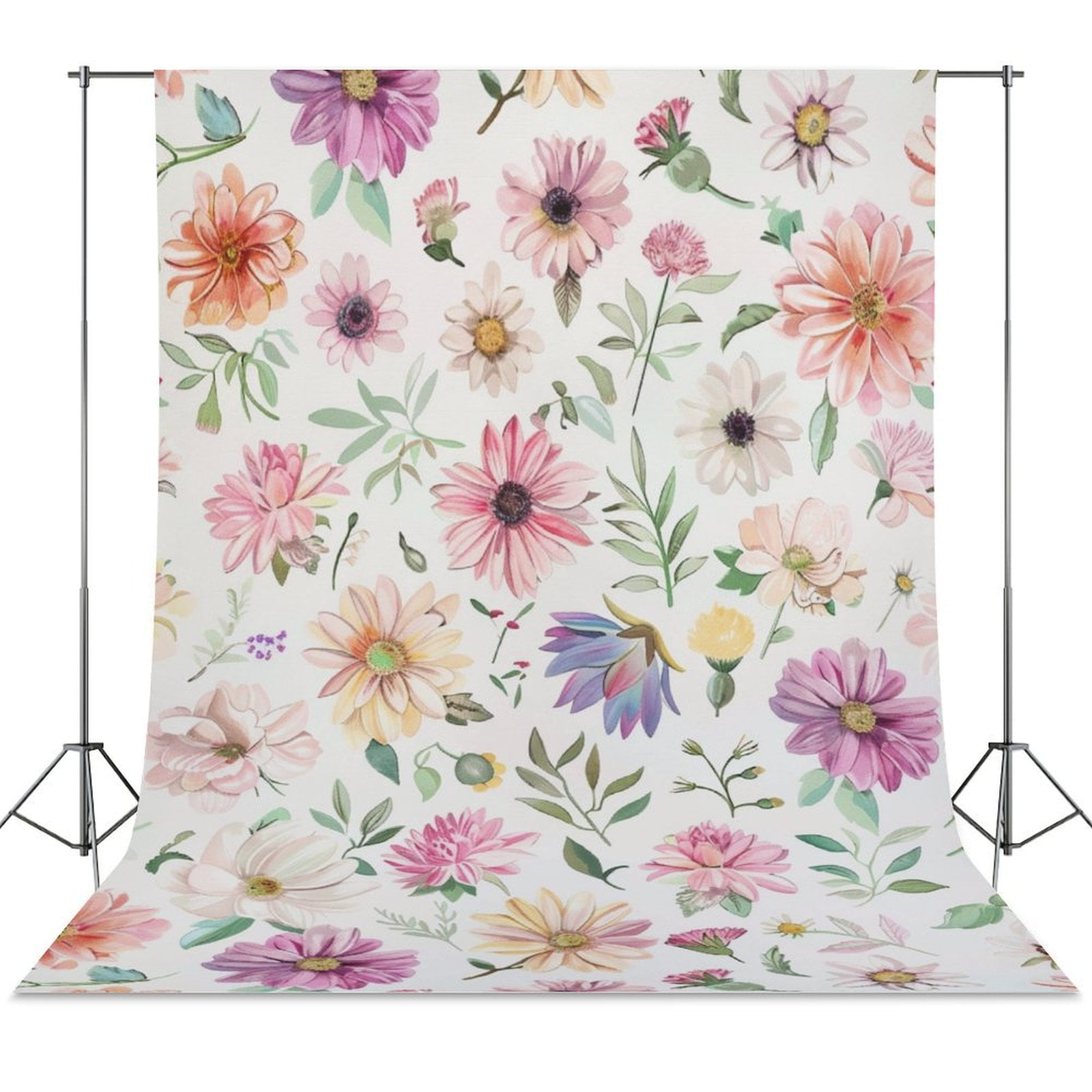 Floral Colorful Flower Backdrops for Photography for Party Backdrop ...