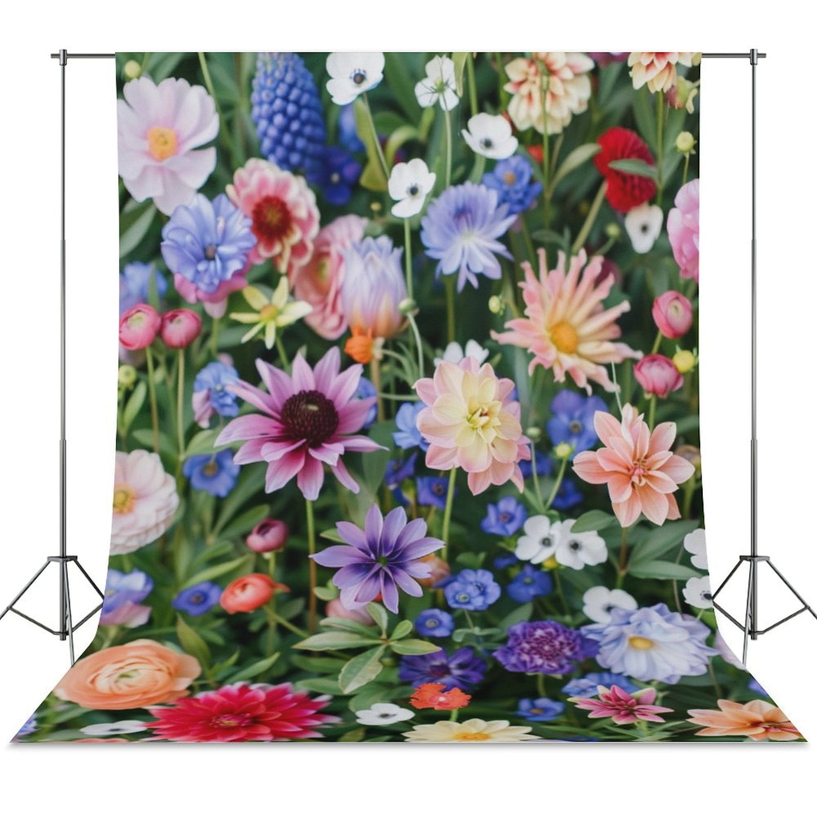 Floral Colorful Flower Backdrops for Photography for Party Backdrop ...