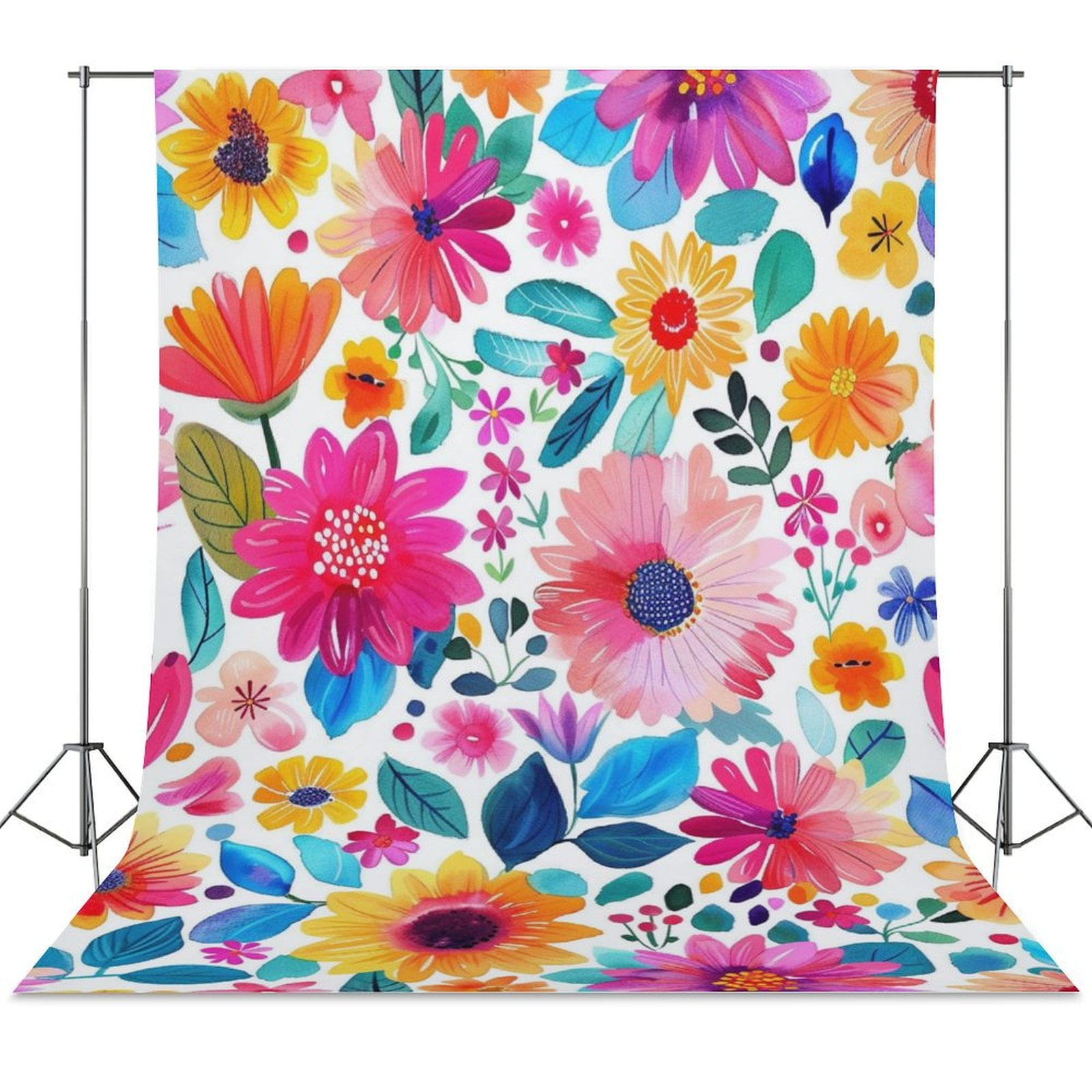 Floral Colorful Flower Backdrops for Photography for Party Backdrop ...