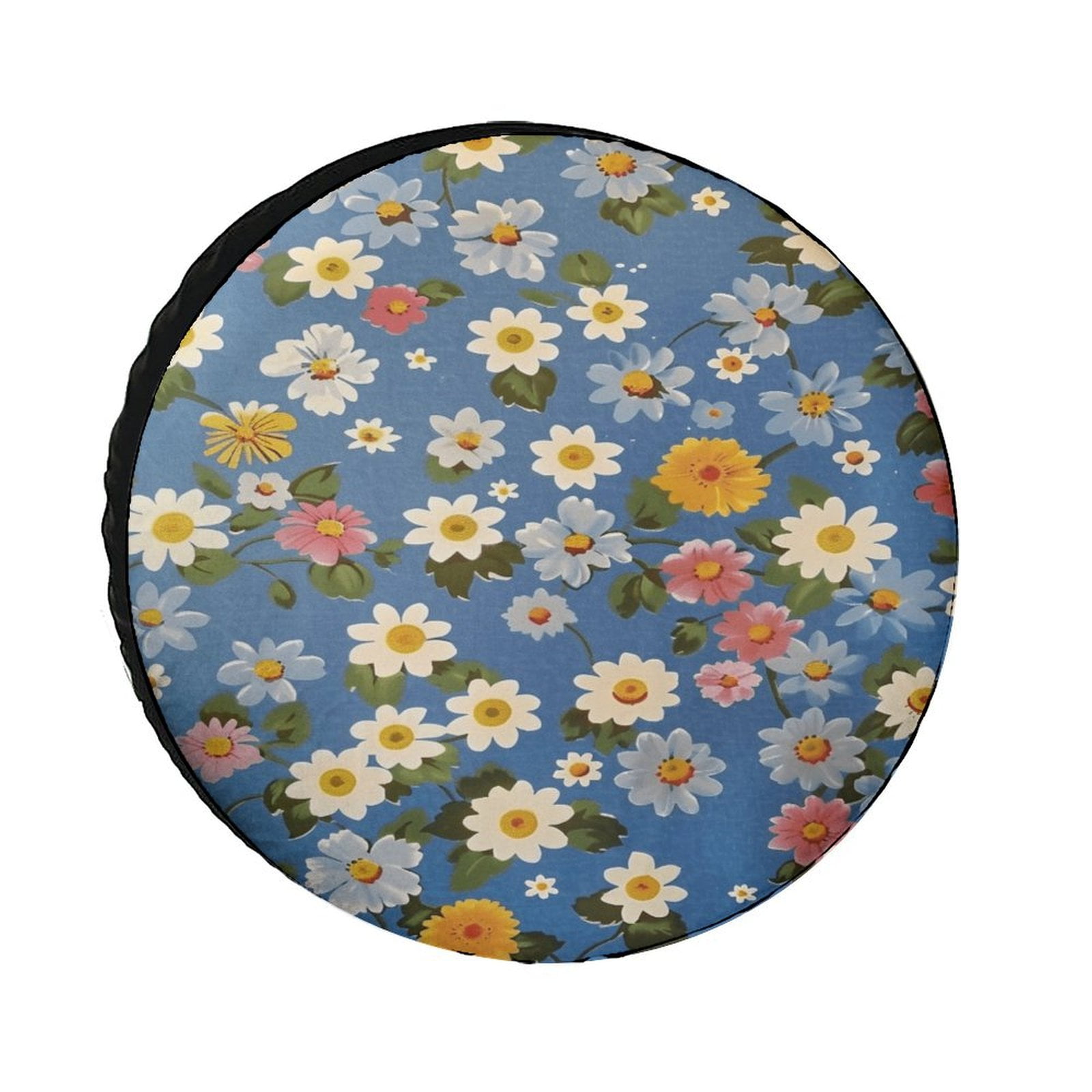 Floral Colorful Flower Spare Tire Cover Tire Covers Protector Wheel ...