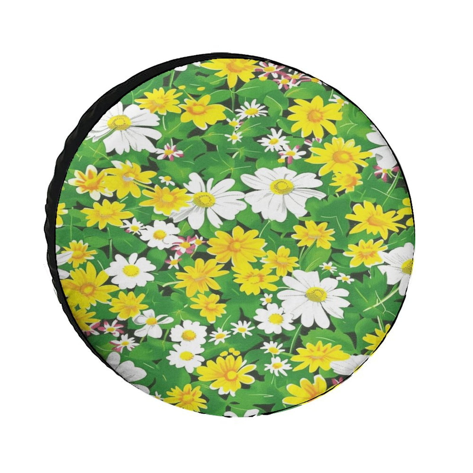 Floral Colorful Flower Spare Tire Cover,Universal Wheel Tire Cover for ...