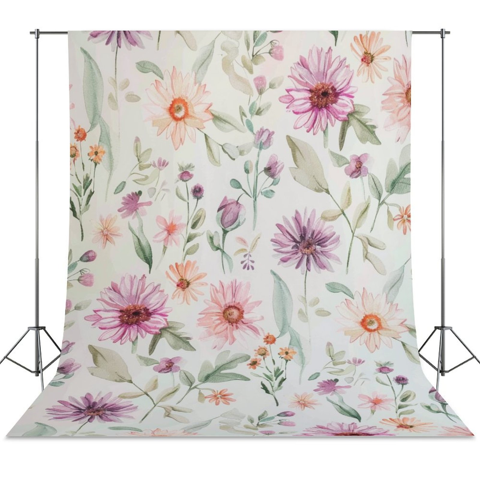 Floral Colorful Flower Spring Wall Backdrop Background Floral Backdrops ...