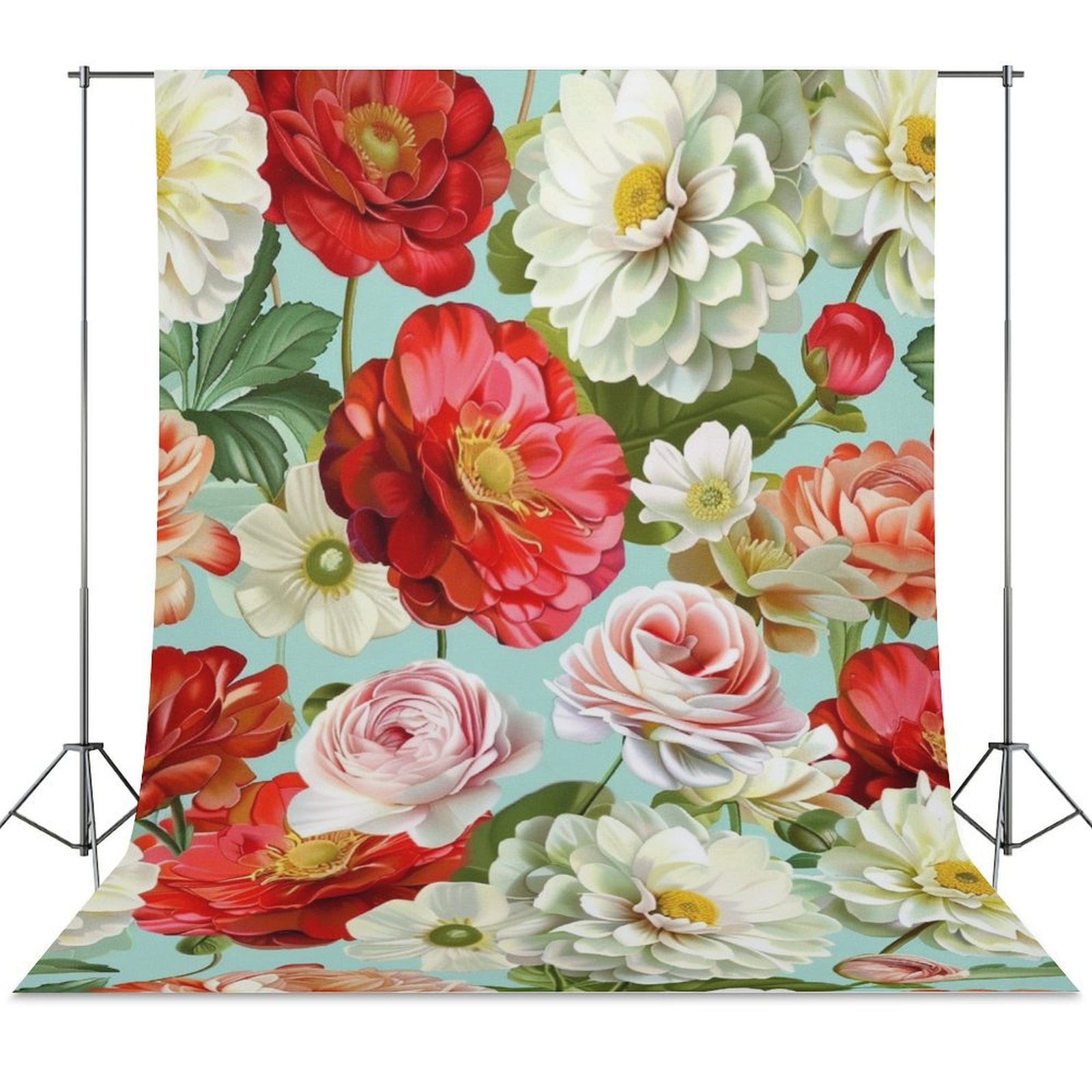 Floral Colorful Flower Spring Wall Backdrop Background Floral Backdrops 5x7FT - Walmart.com