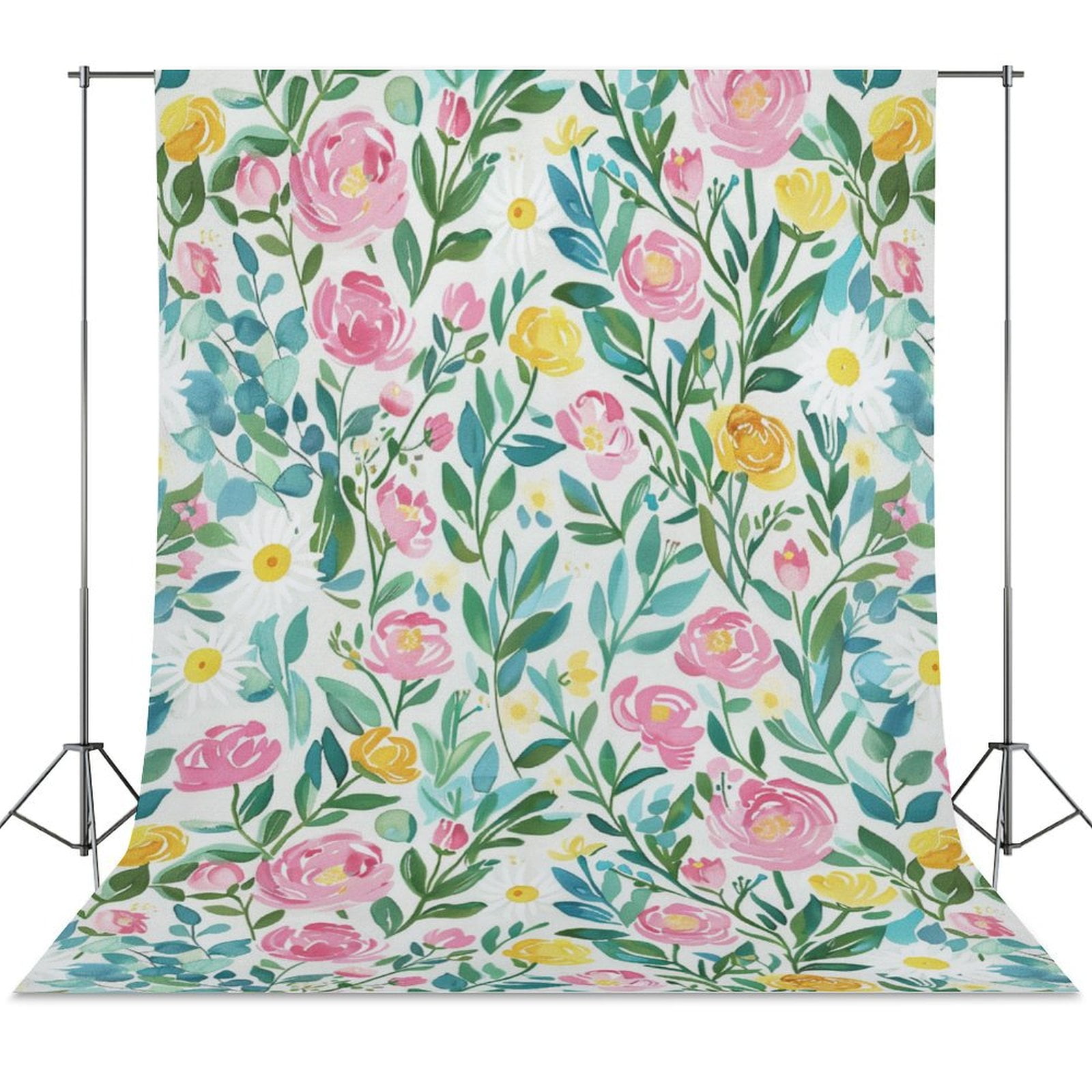 Floral Colorful Flower Spring Wall Backdrop Background Floral Backdrops ...