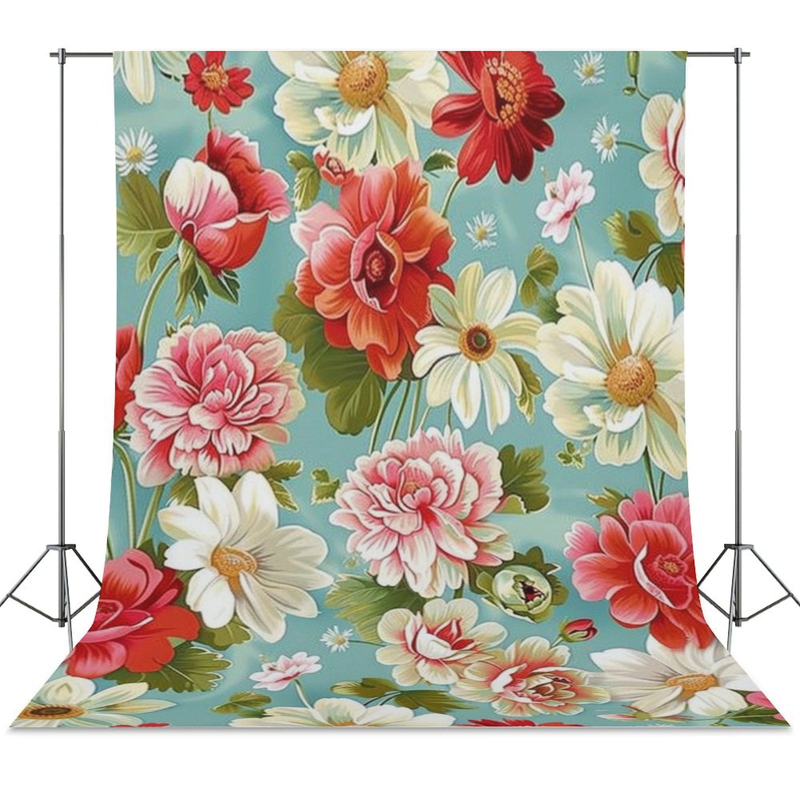 Floral Colorful Flower Spring Wall Backdrop Background Floral Backdrops 5x7FT - Walmart.com