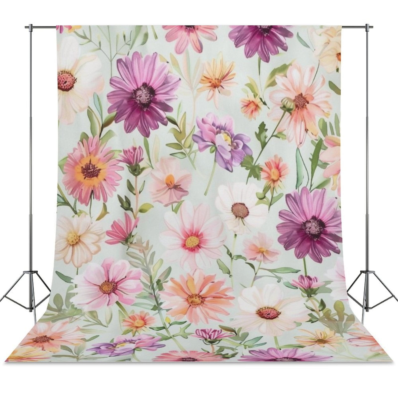 Floral Colorful Flower Spring Wall Backdrop Background Floral Backdrops ...