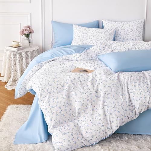 - Floral Comforter Set, Coquette Cottagecore Aesthetic Cute Flower ...