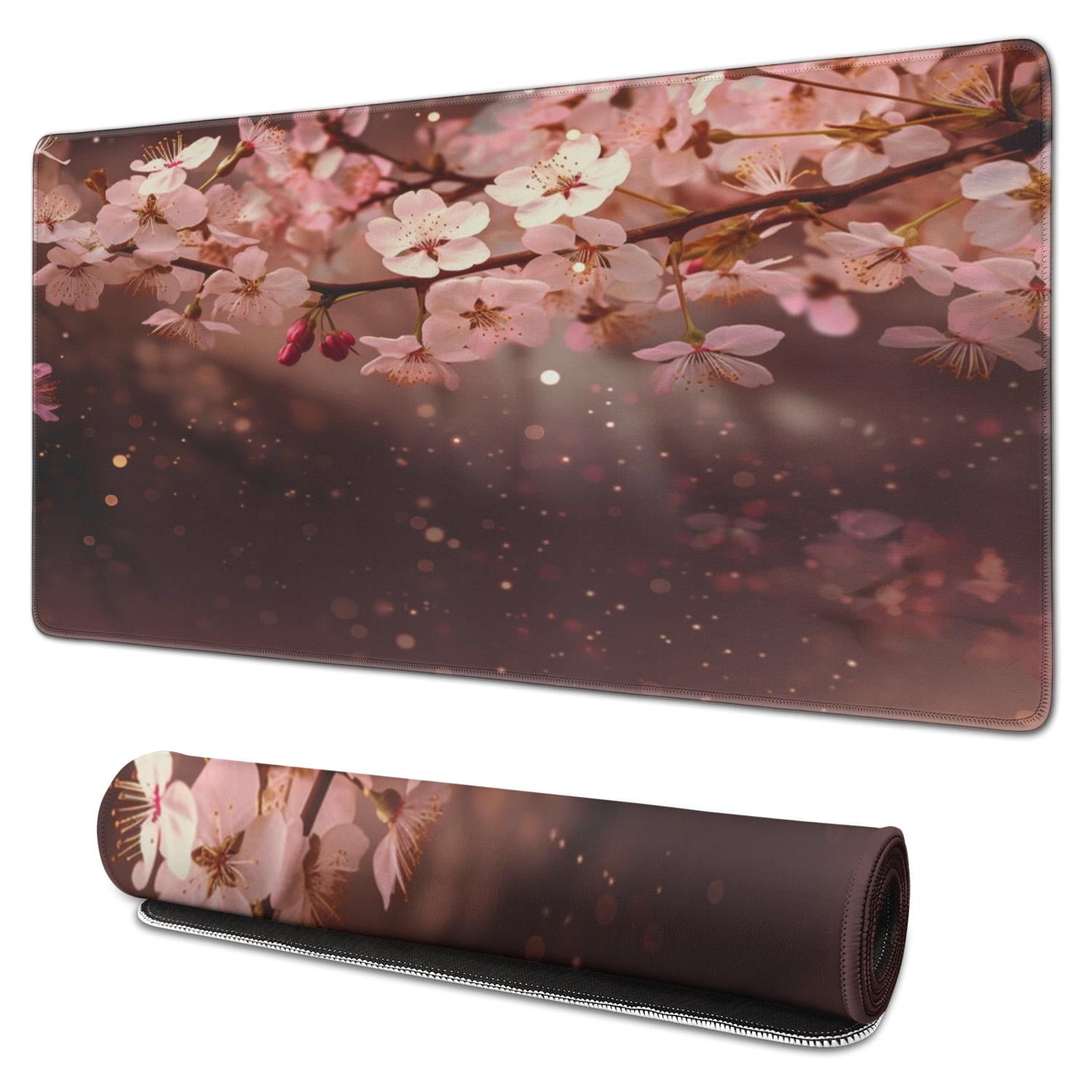 Floral Computer Mouse Mat,Japanese Cherry Blossom Sakura Tree Branch ...