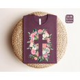 Floral Cross Easter Shirt Jesus He Is Risen Tee - Walmart.com
