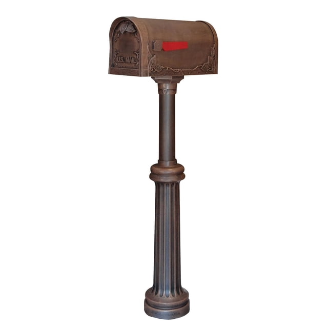 Special Lite Products Floral Curbside Mailbox Bradford Direct Burial ...