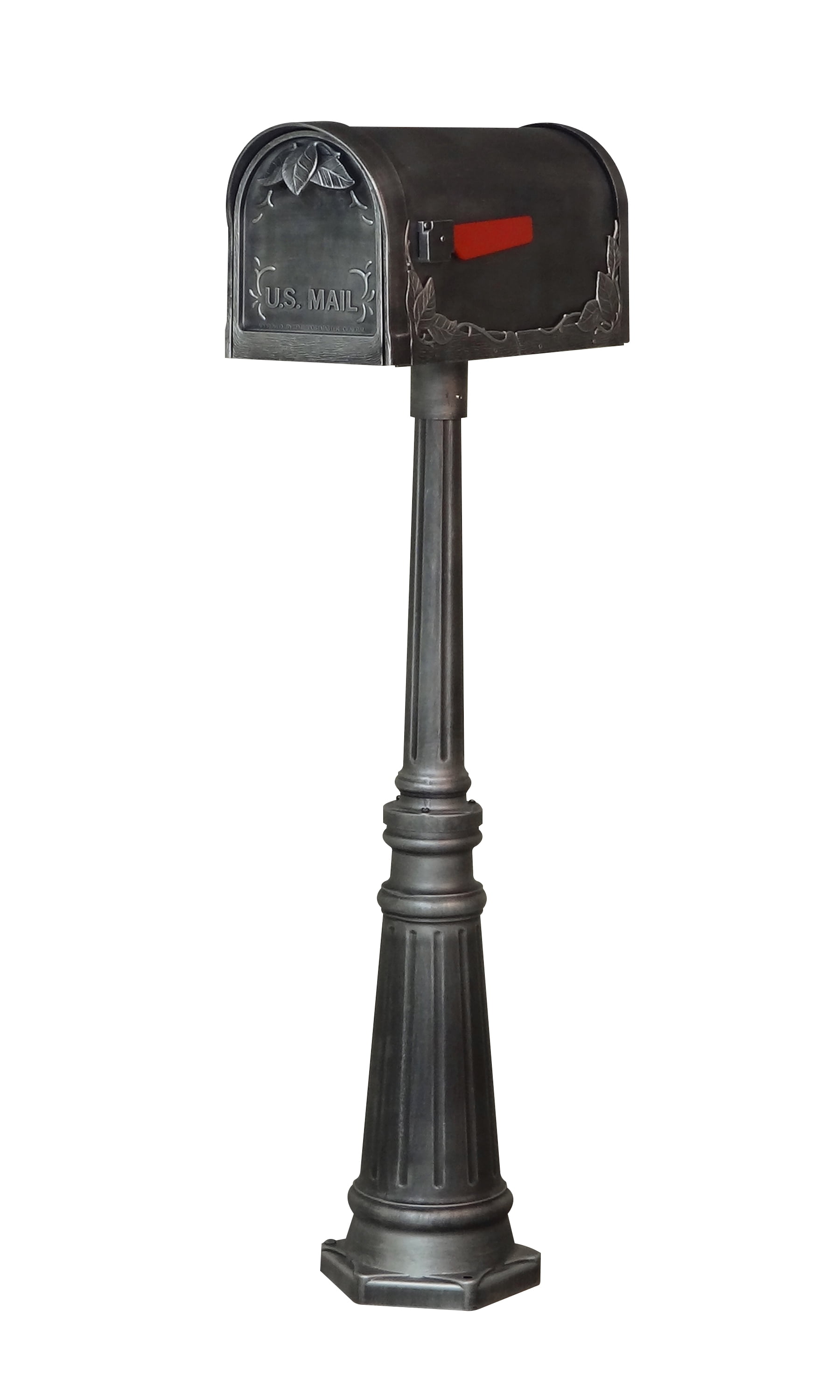 Floral Curbside Mailbox, Locking Insert and Tacoma Mailbox Post ...