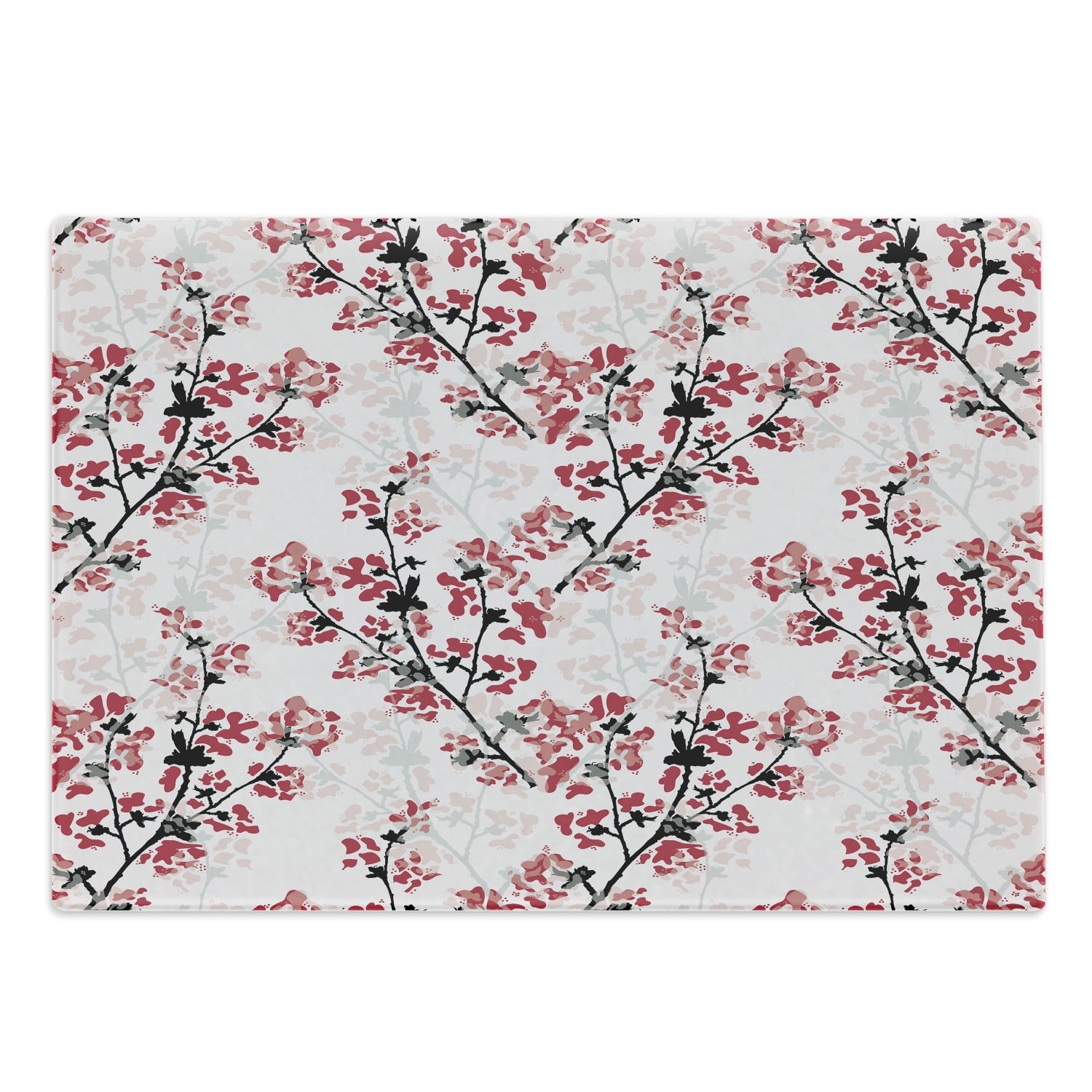Floral Cutting Board, Nature Inspired Blush Flowers on Tree Branches ...