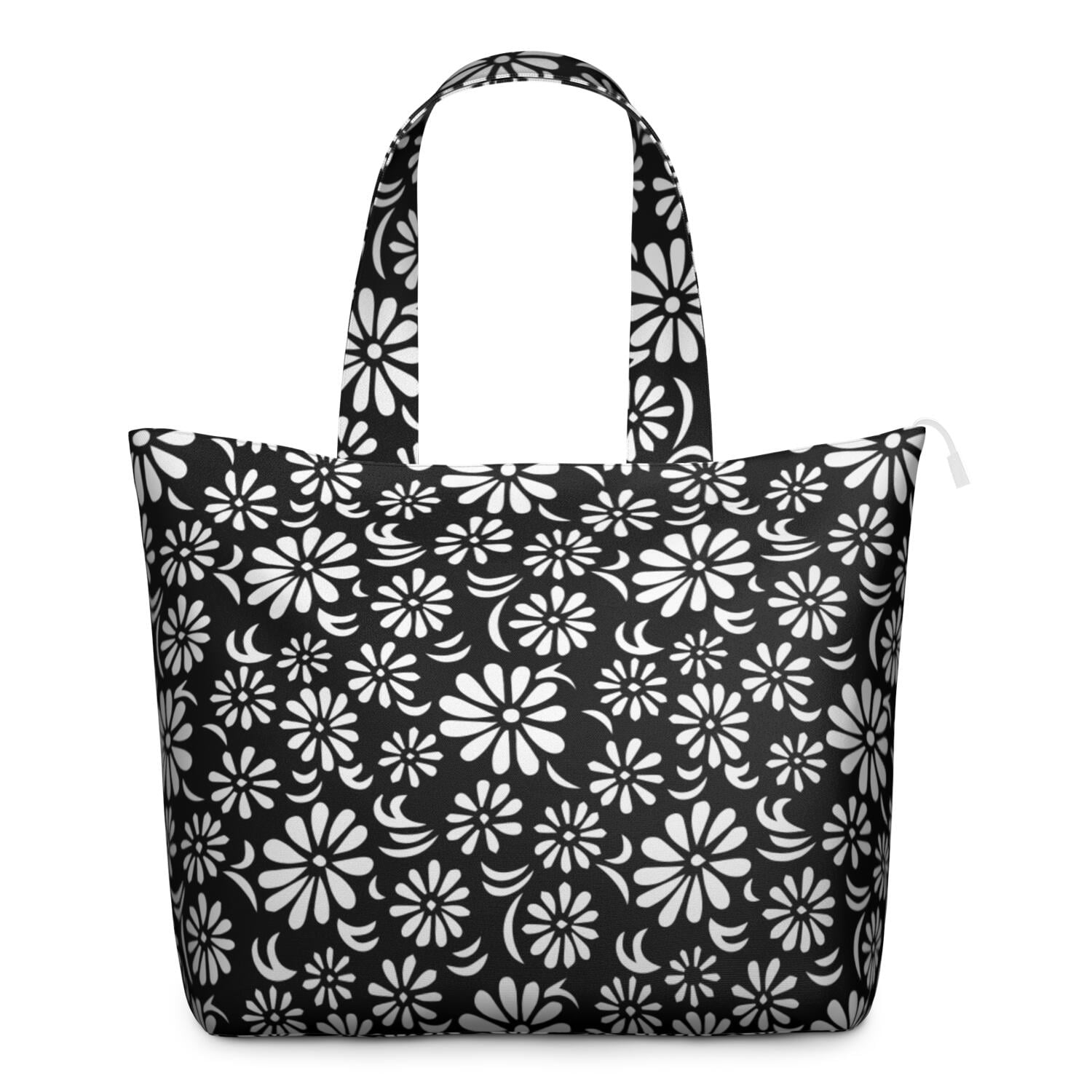 Floral Daisy Print Carry-On Bag for Women - Durable Lightweight Travel ...