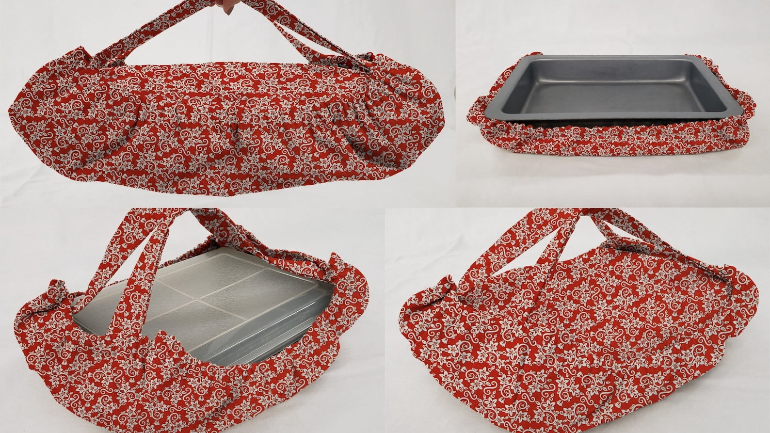 Floral Damask Casserole Baking Pan or Pie Plate Cozy and Carrier by ...