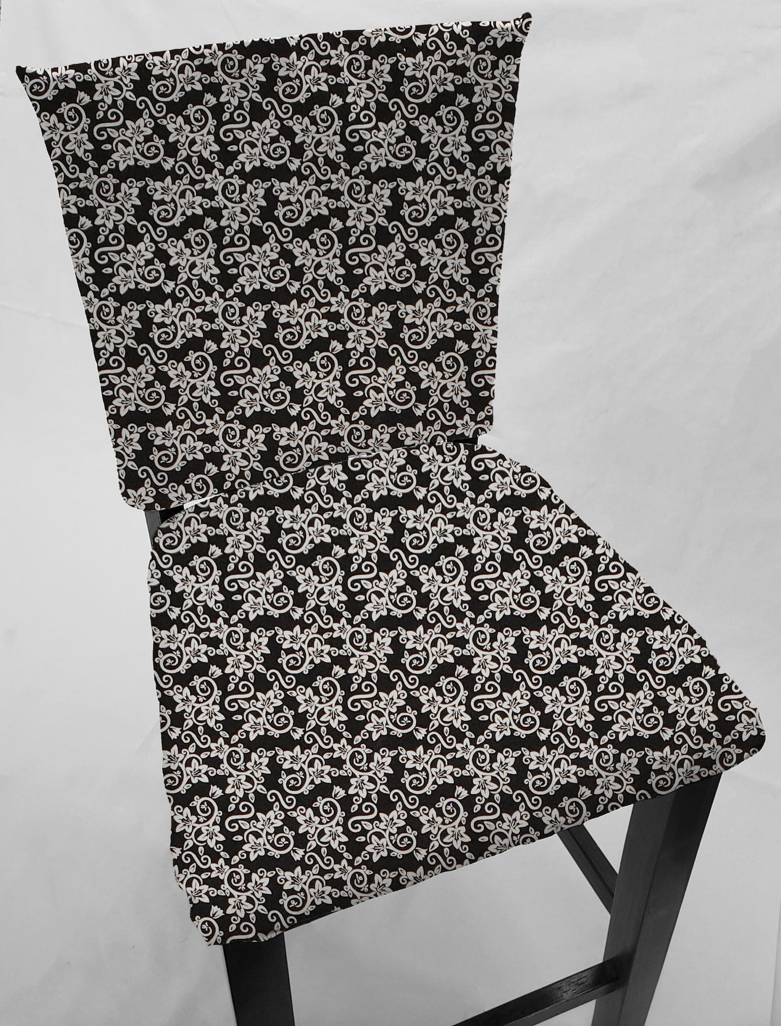 Floral Damask Dining Room Chair Back Covers or Seat Covers by Penny's ...