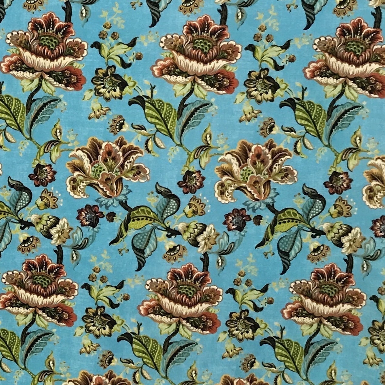Floral Design Digital Printed Velvet Finish Fabric by The Yard ...
