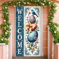 Floral Design Welcome Banner Vintage Truck Spring Backdrop Checkered ...