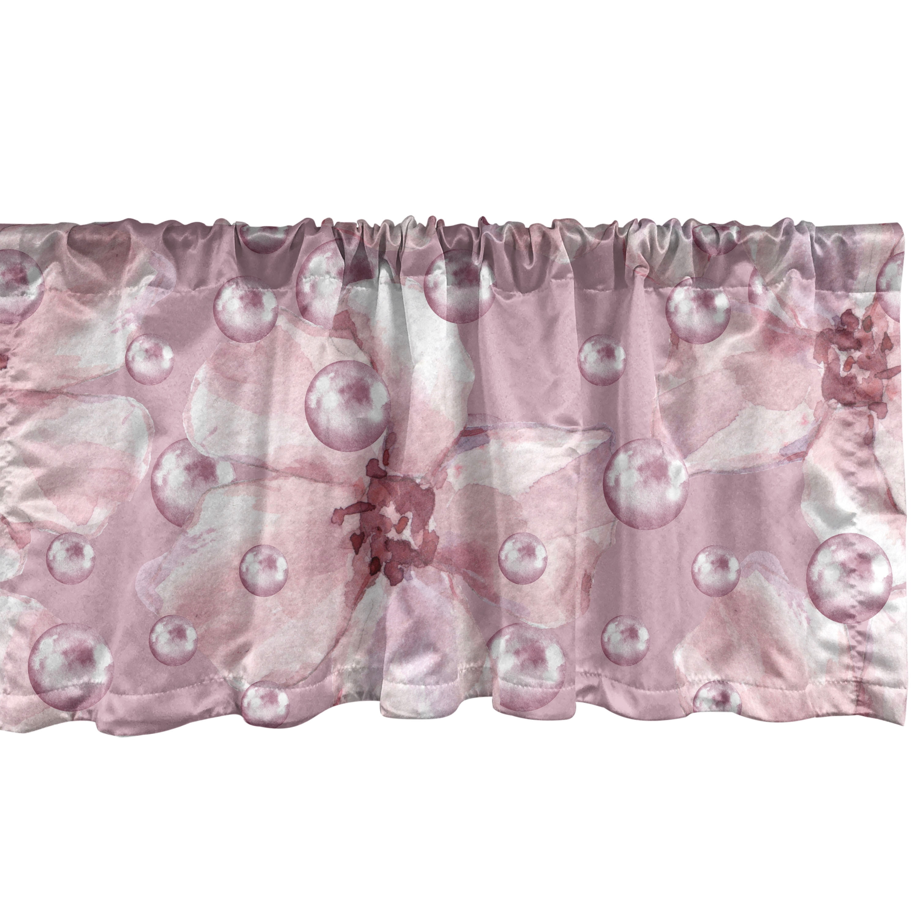 Floral Design Window Valance, Pattern of Delicate Flowers Boho and ...