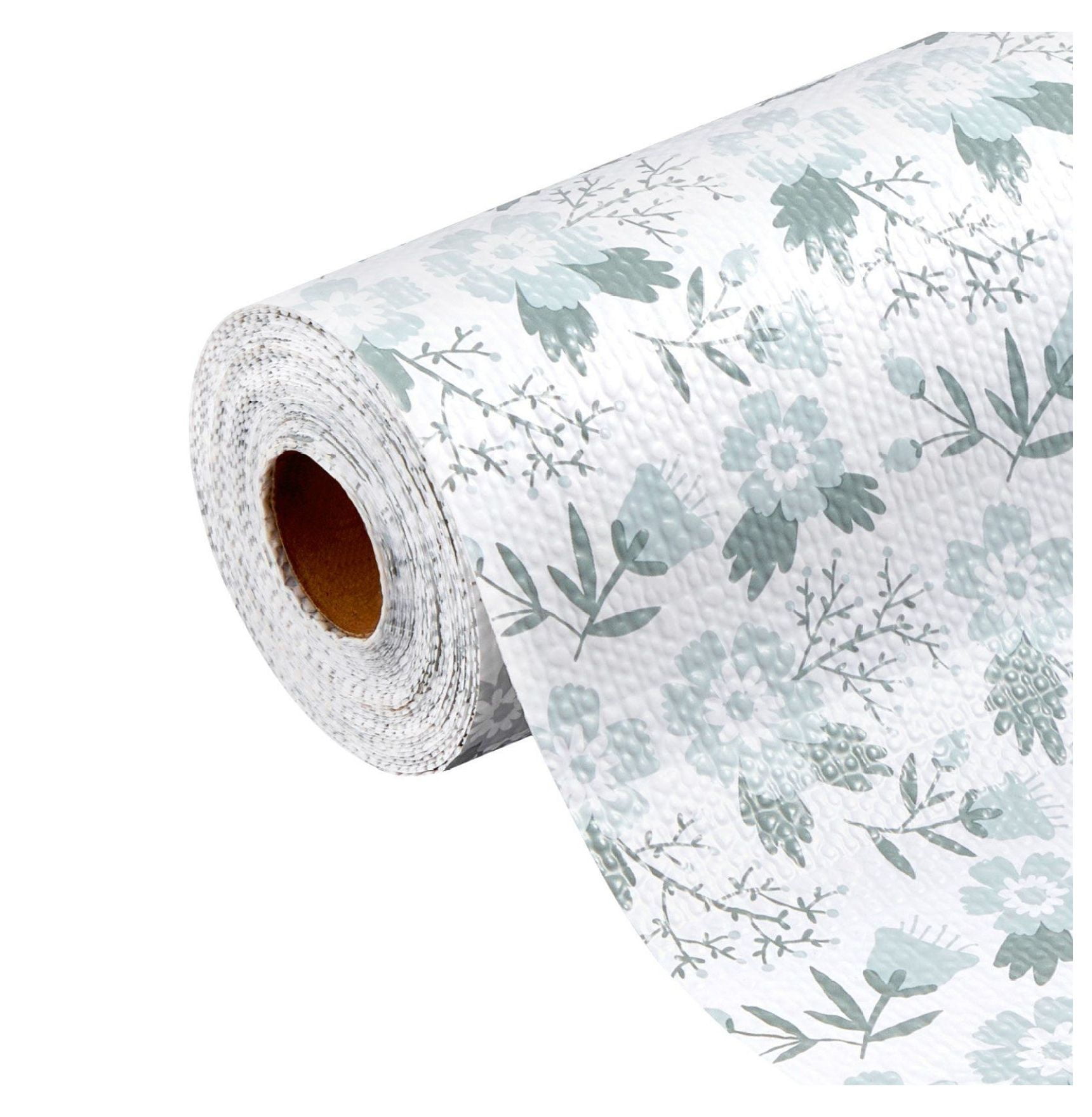 Floral Drawer Liner Non-Adhesive - 23FT PVC Shelf Liner for Kitchen ...