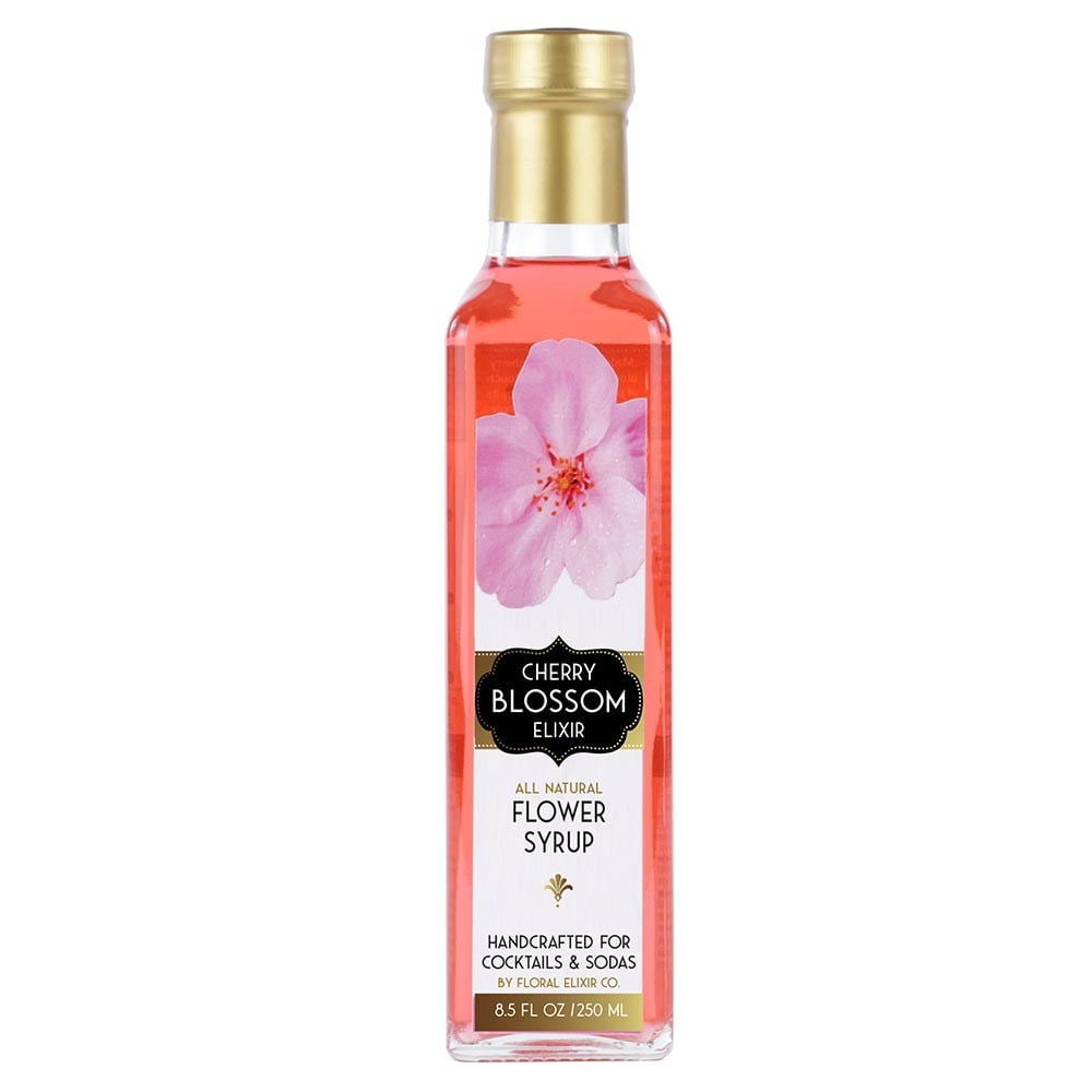 Floral Elixir Co. Cherry Blossom Elixir - All Natural Syrup for ...